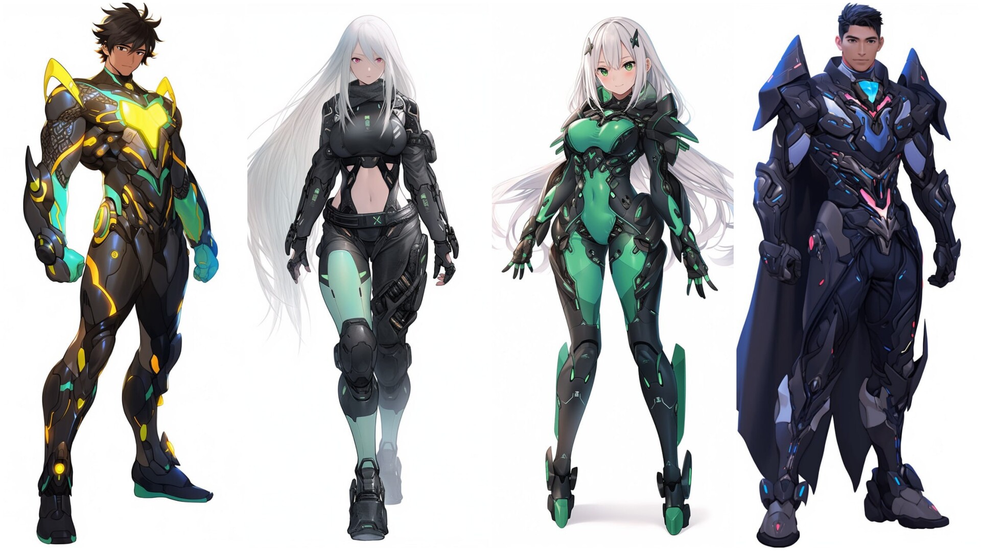 Concept Art - +300 Anime Super Heroes Concept(4k)