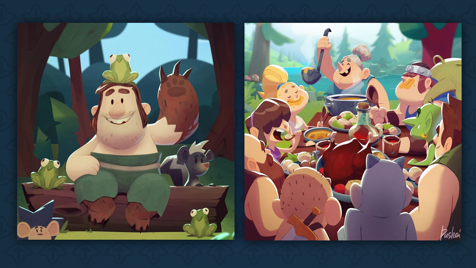 Aleksandr Pushai - Almost A Hero Game. Game Illustrations. 2016-2020