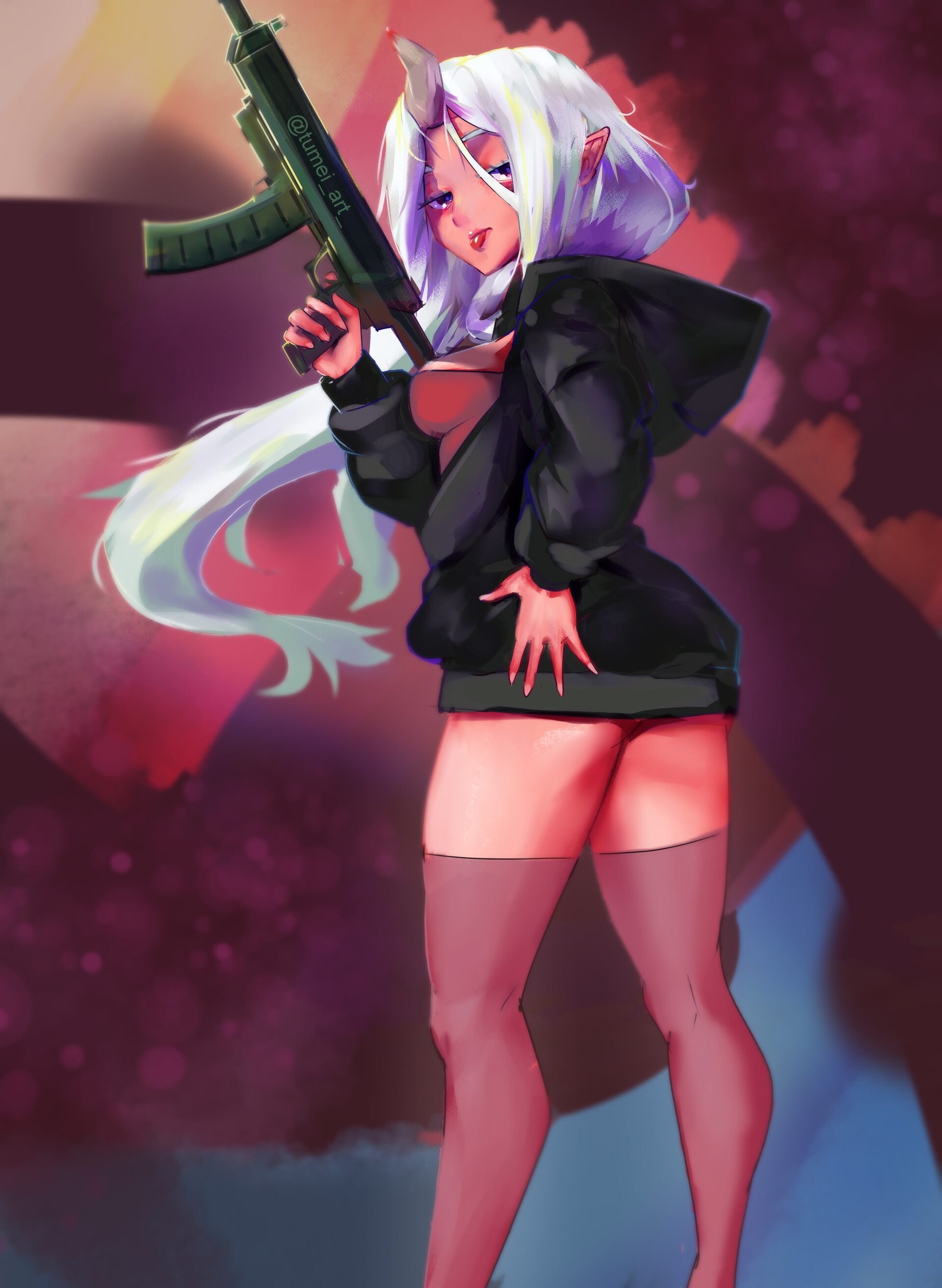 ArtStation - Oni girl