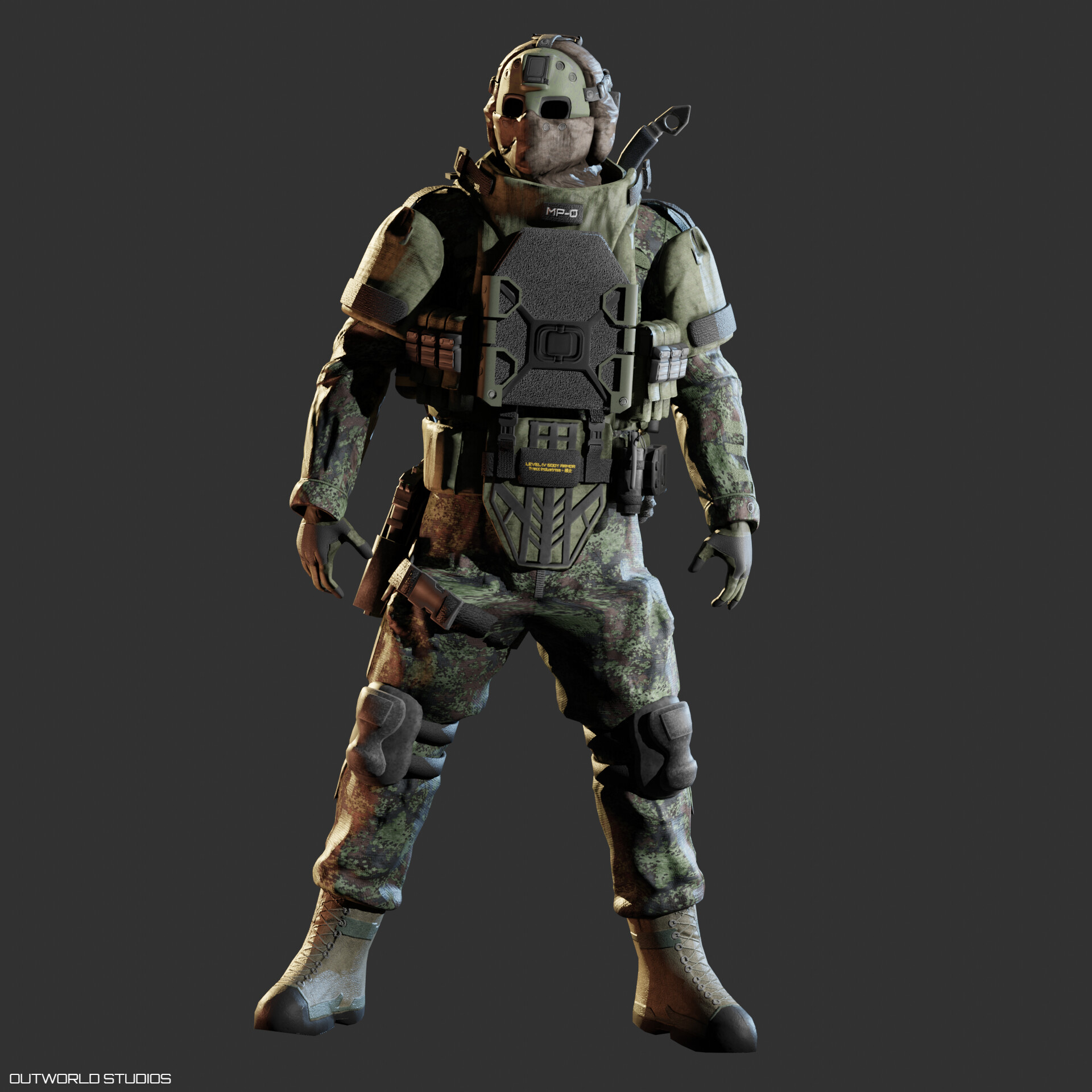 ArtStation - Level IV Armor Kit - Nikto COD