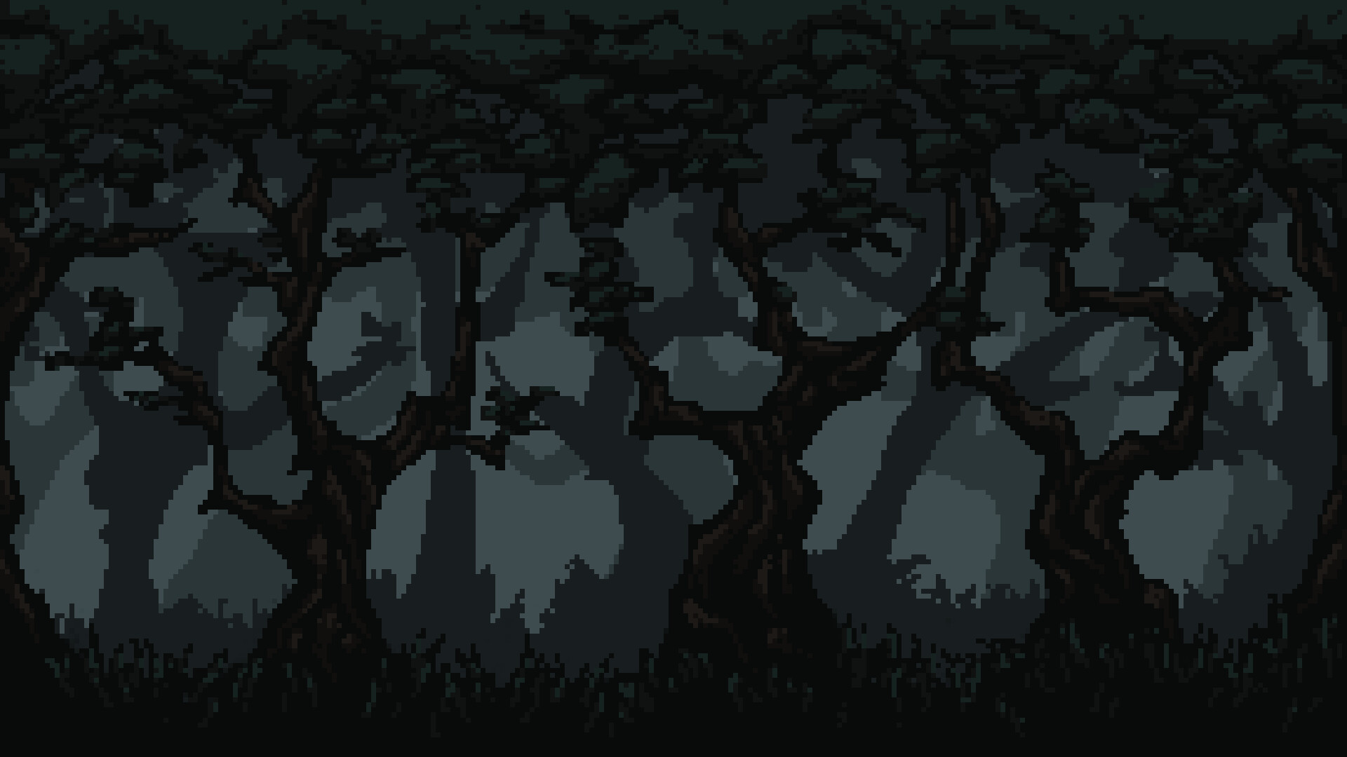 ArtStation - Scary Forest Platformer Background - Maker's Wrath