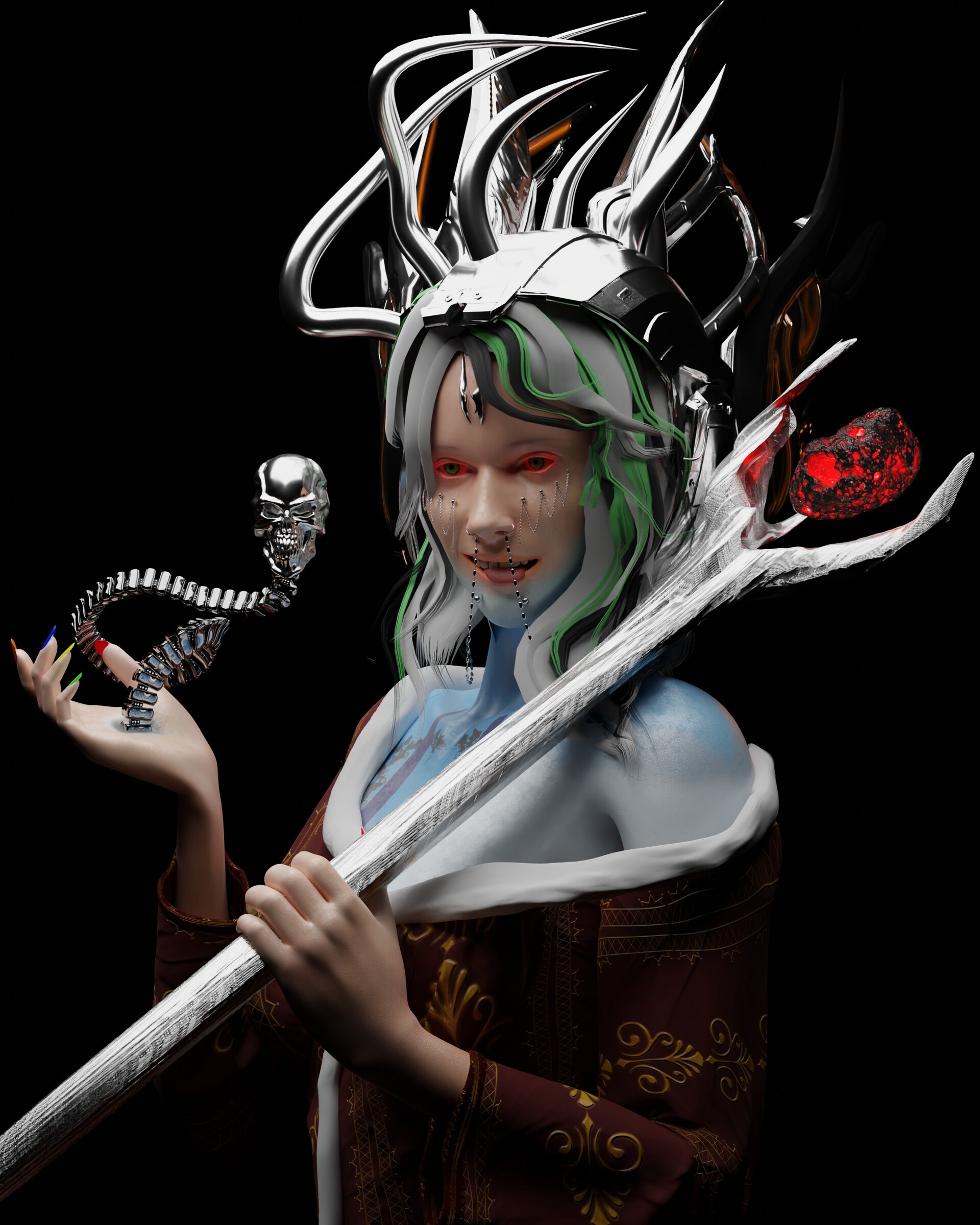 ArtStation - Techno-Witch