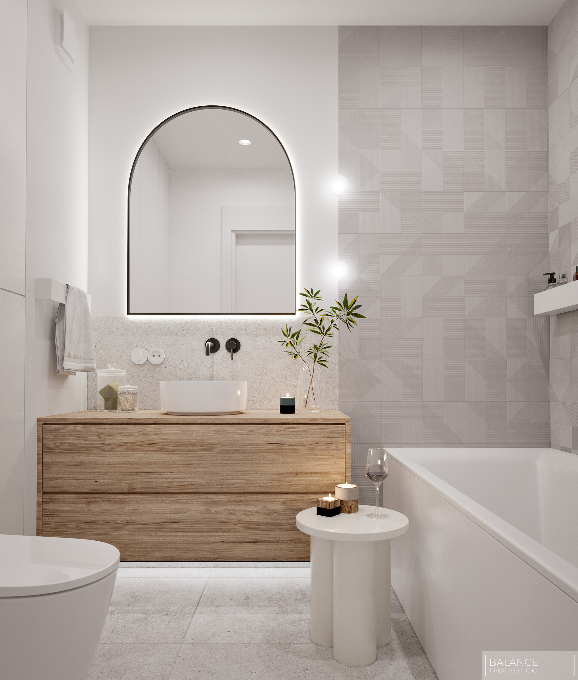 ArtStation - Bright Bathroom