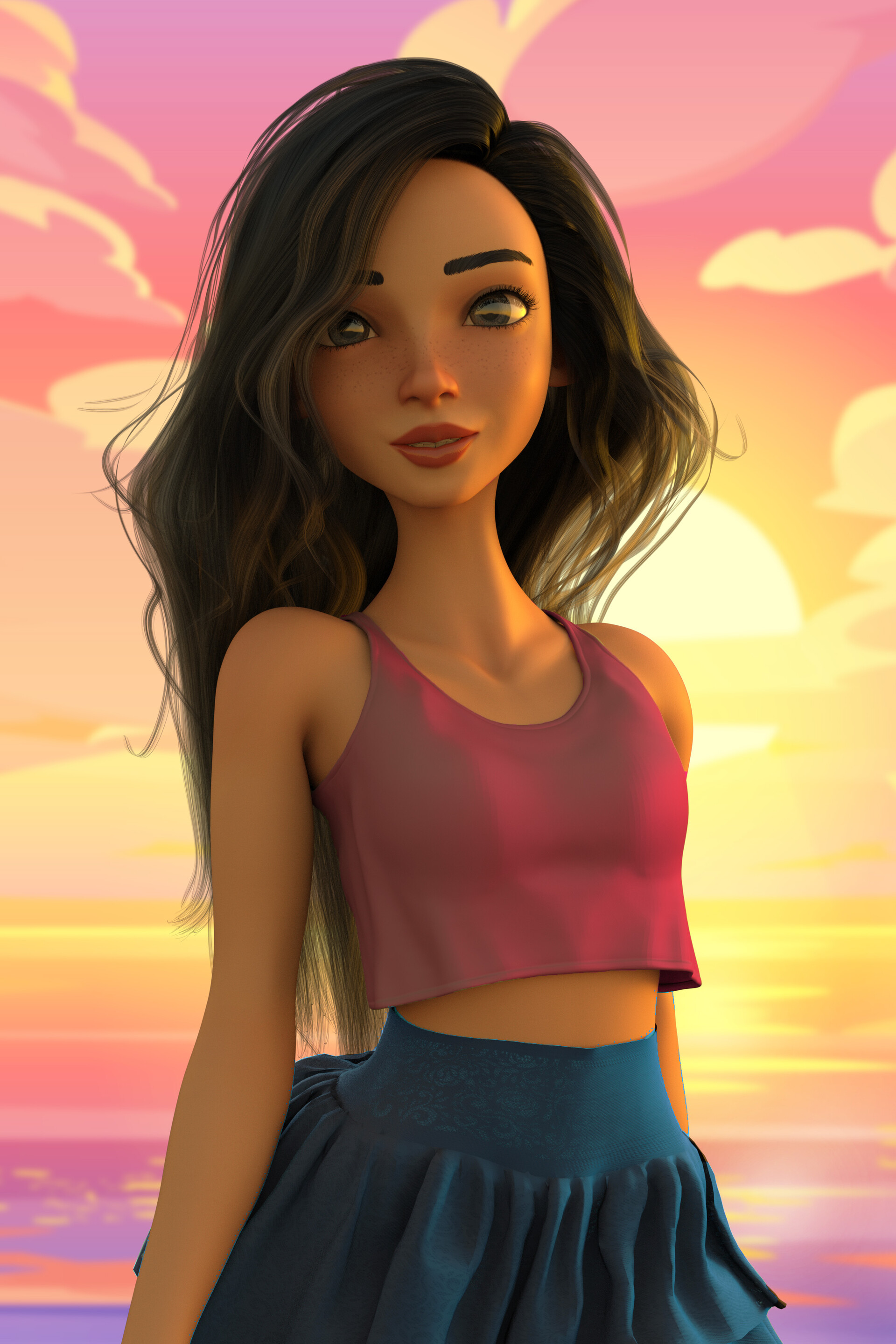 ArtStation - Sunset Isle