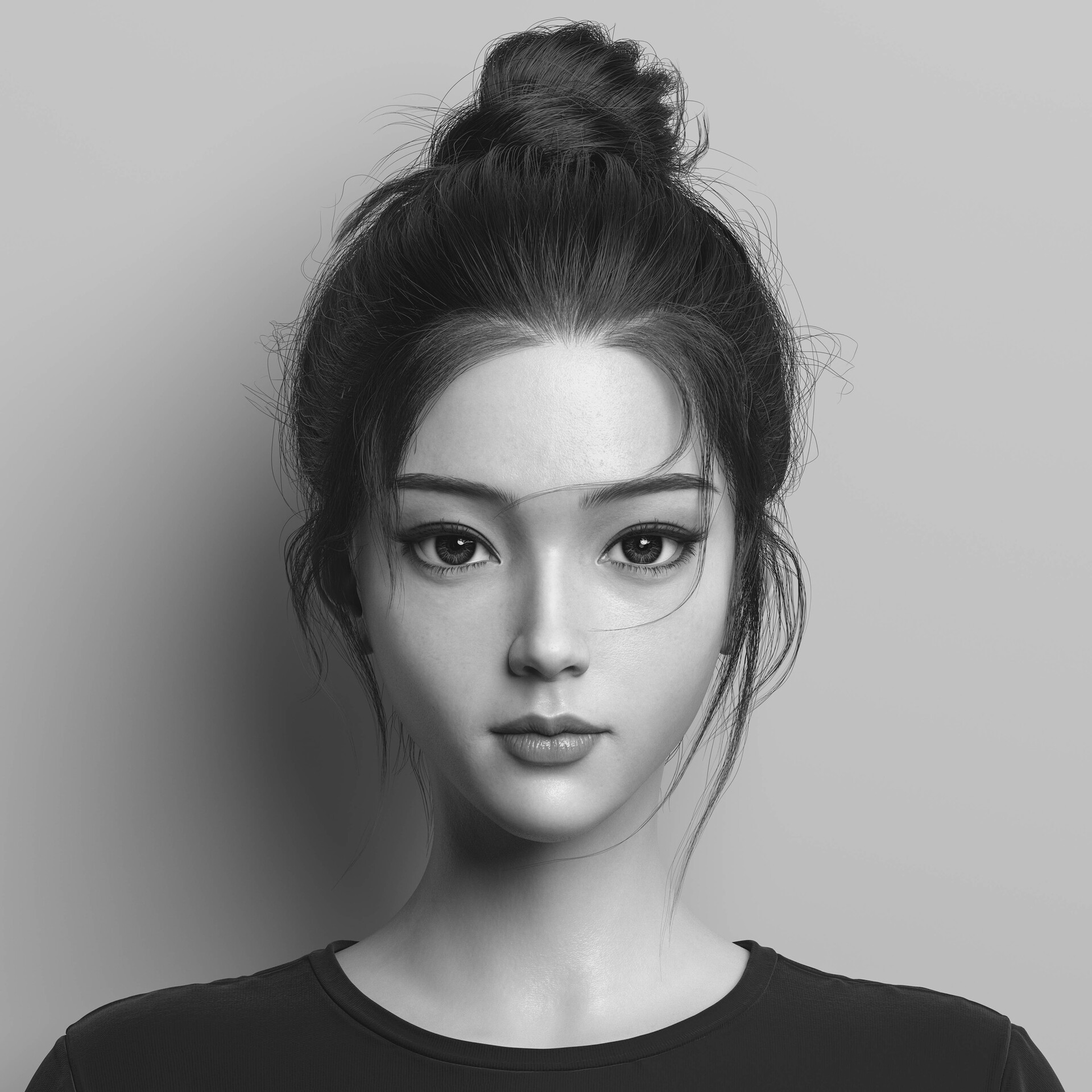 Chenxi Shen - 丸子头女孩