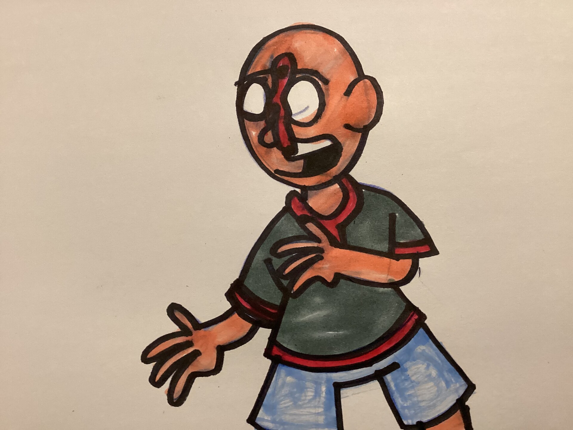 ArtStation - Classic Caillou gets shot