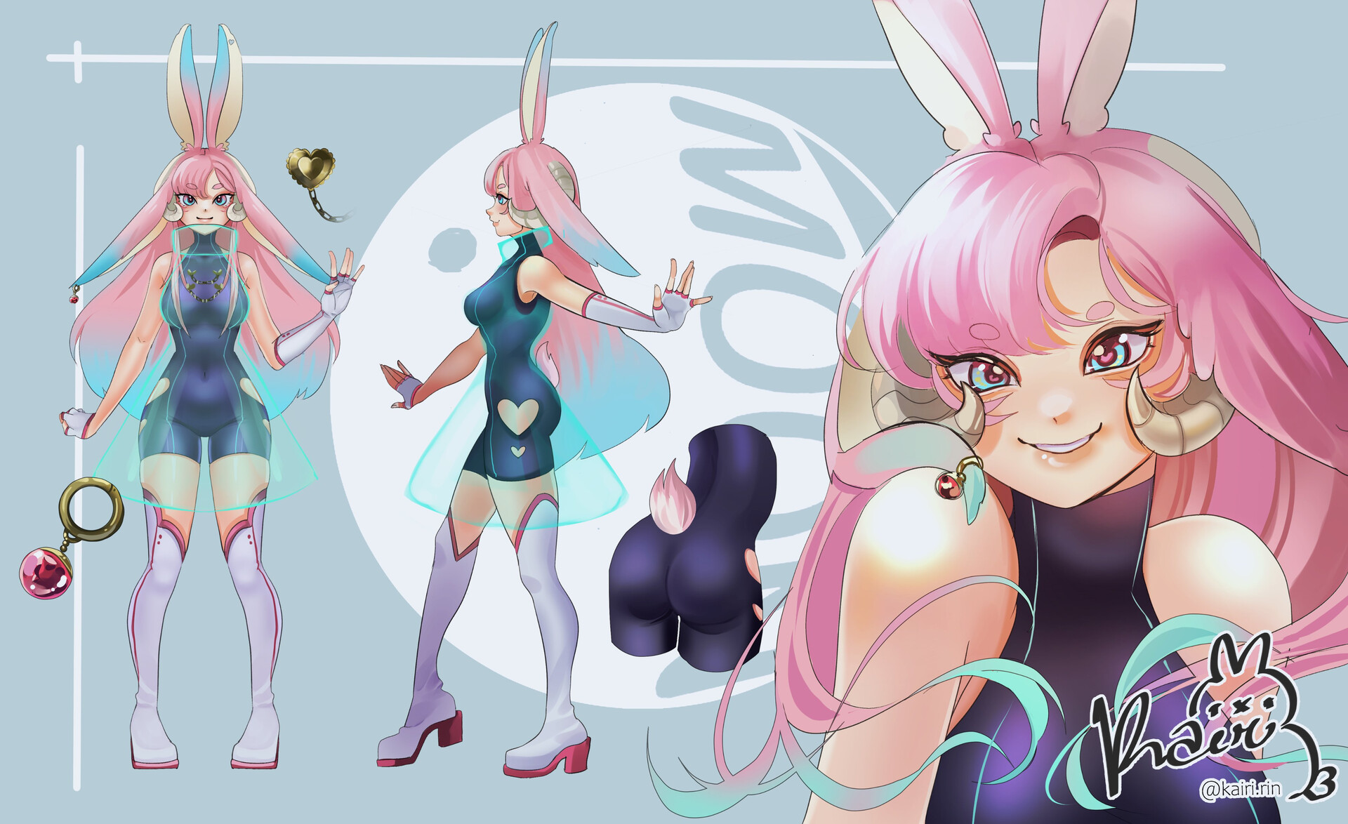 ArtStation - Kairi reference sheet