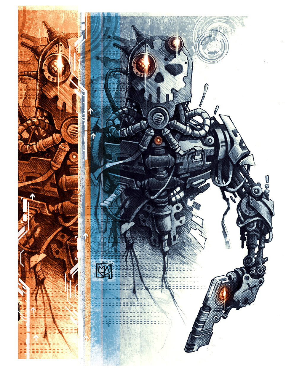 ArtStation - Robot Skeleton