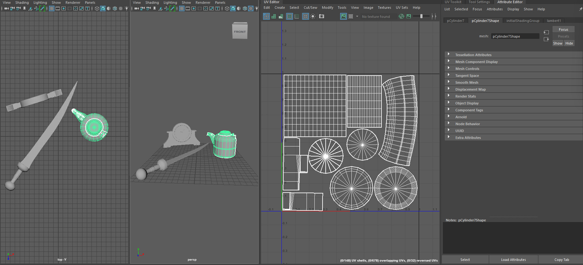 ArtStation - UV Layouts