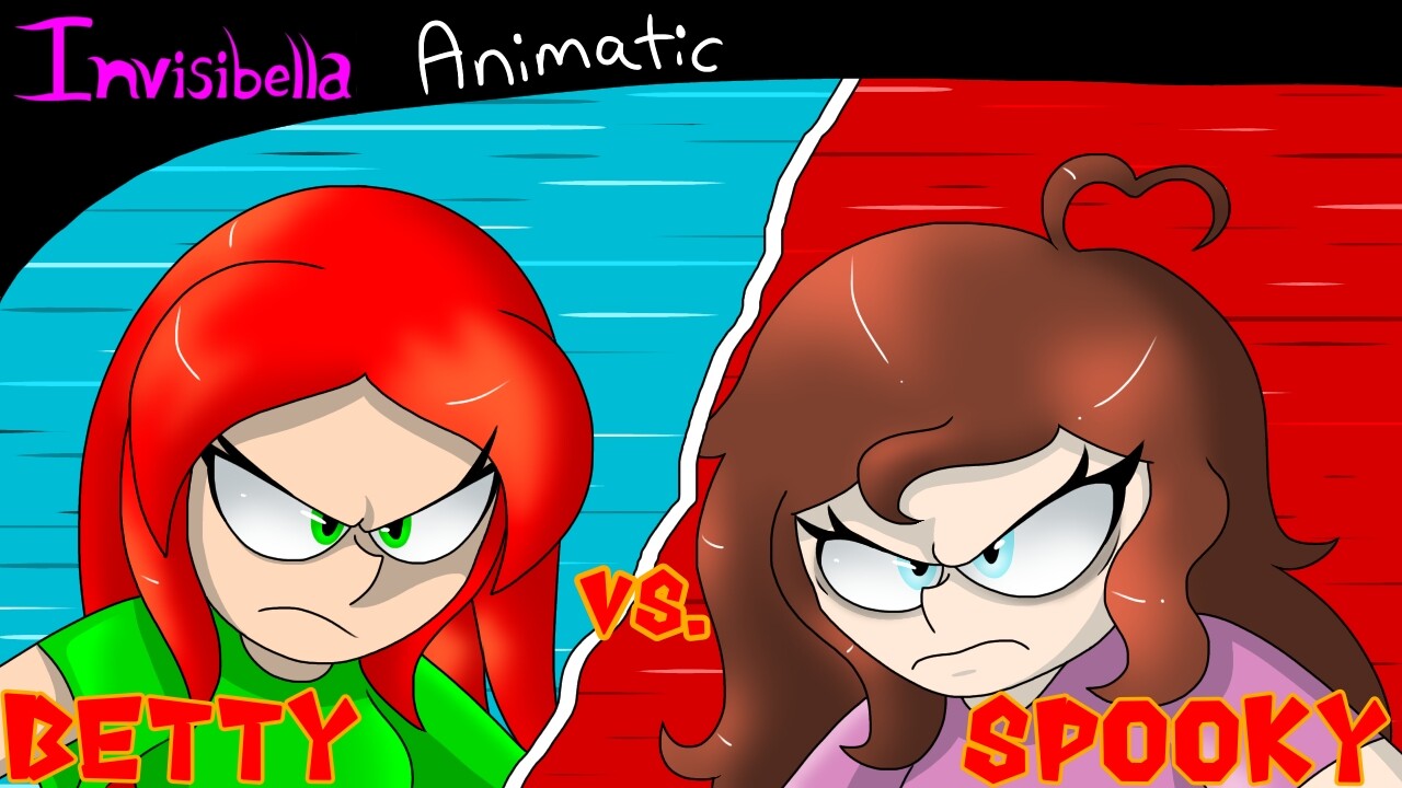 ArtStation - Invisibella Animatic - Betty vs. Spooky Titlecard