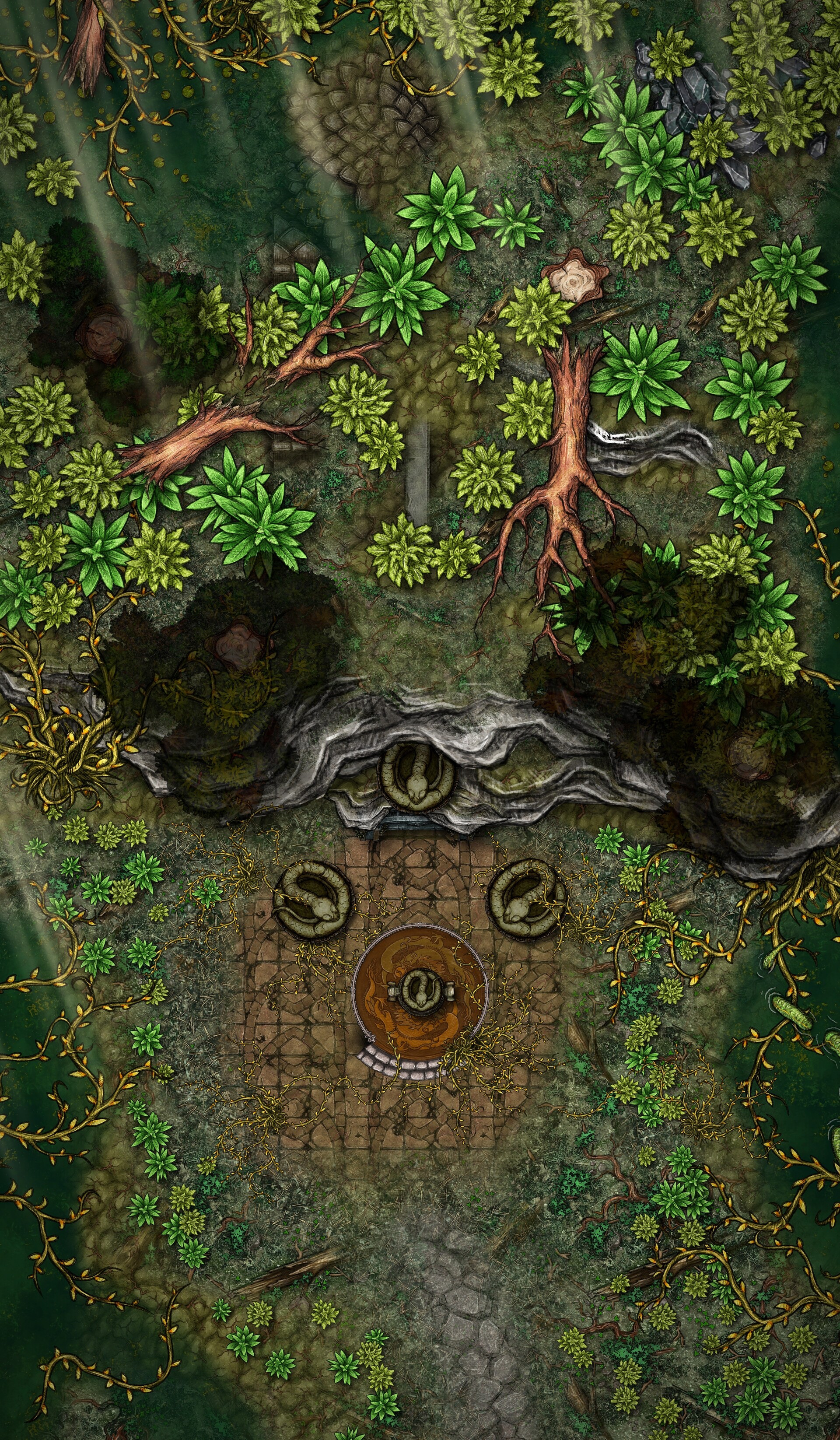 ArtStation - Jungle Temple with Portal