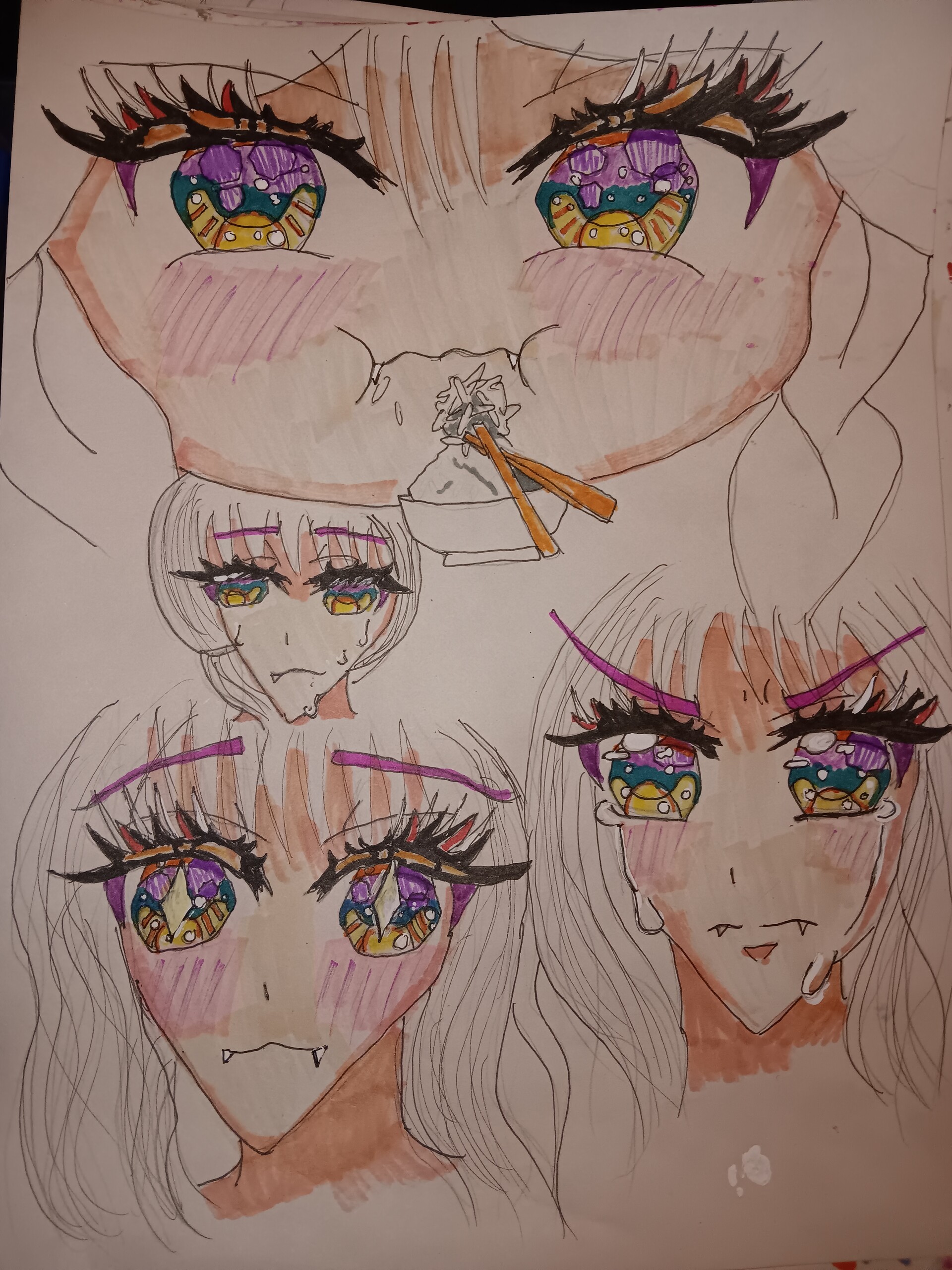 how to draw anime eyes appleminte