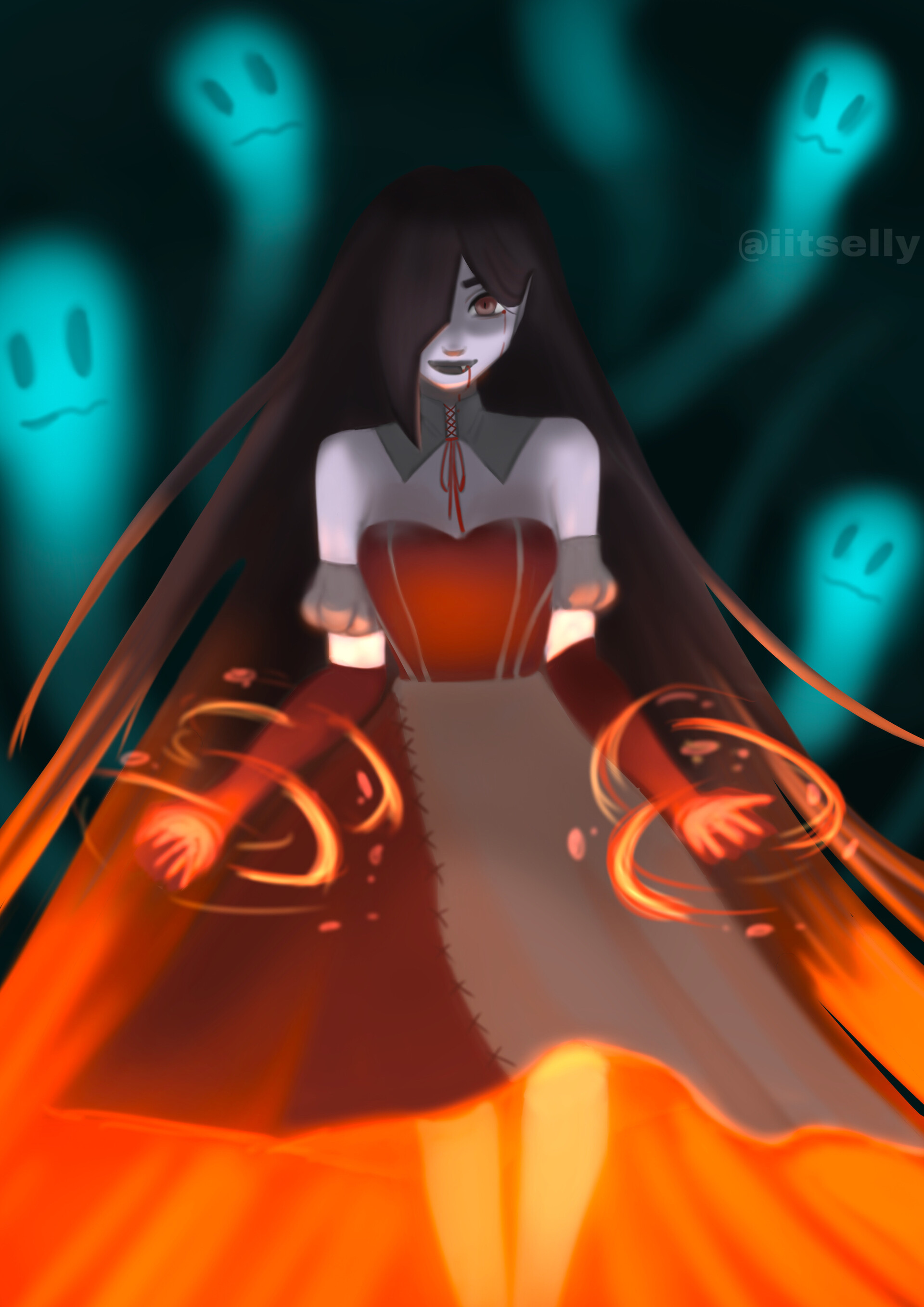 ArtStation - Vampire girl