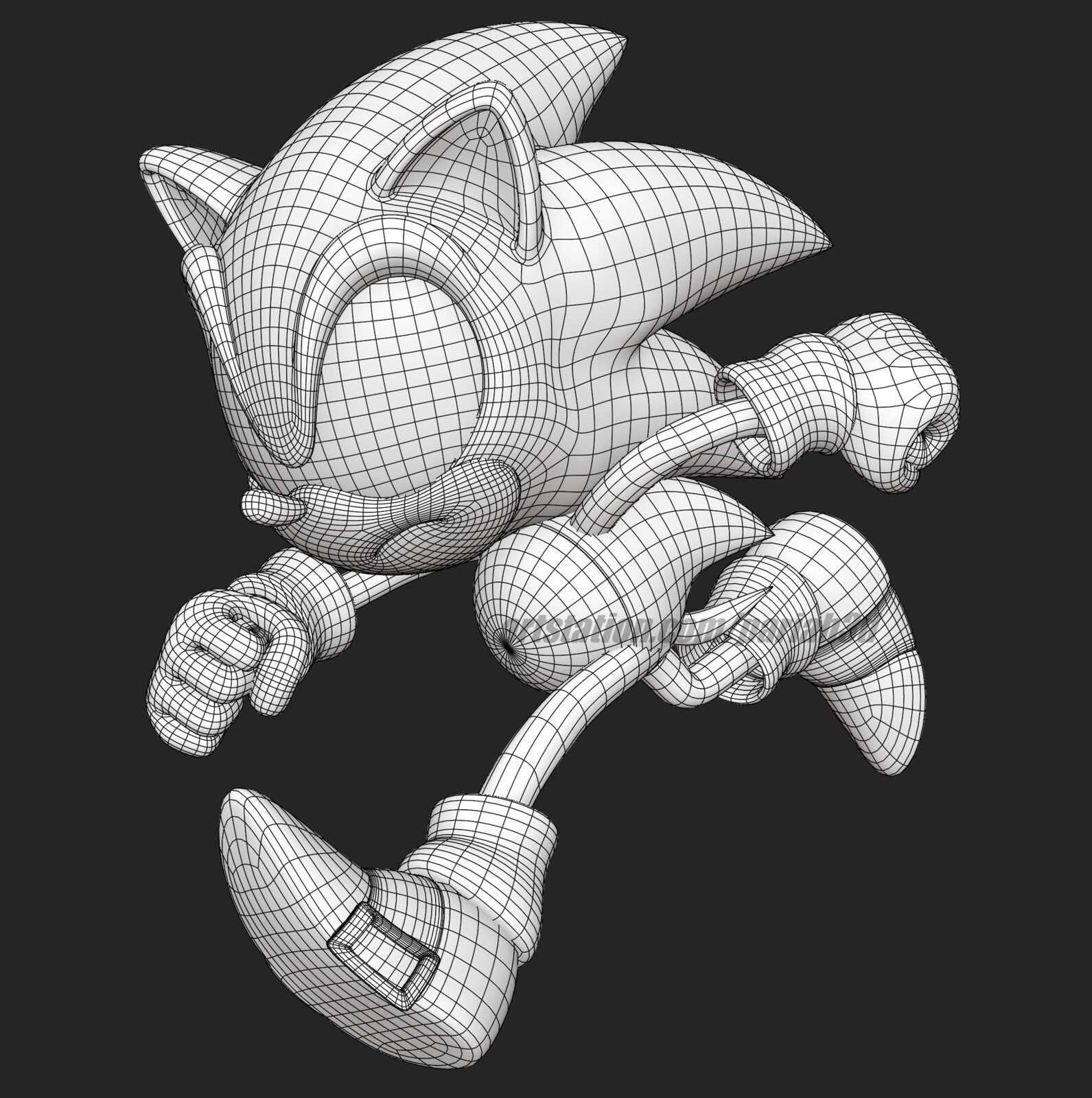 Pariah-X - Sonic Origins - 3D Sonic Model
