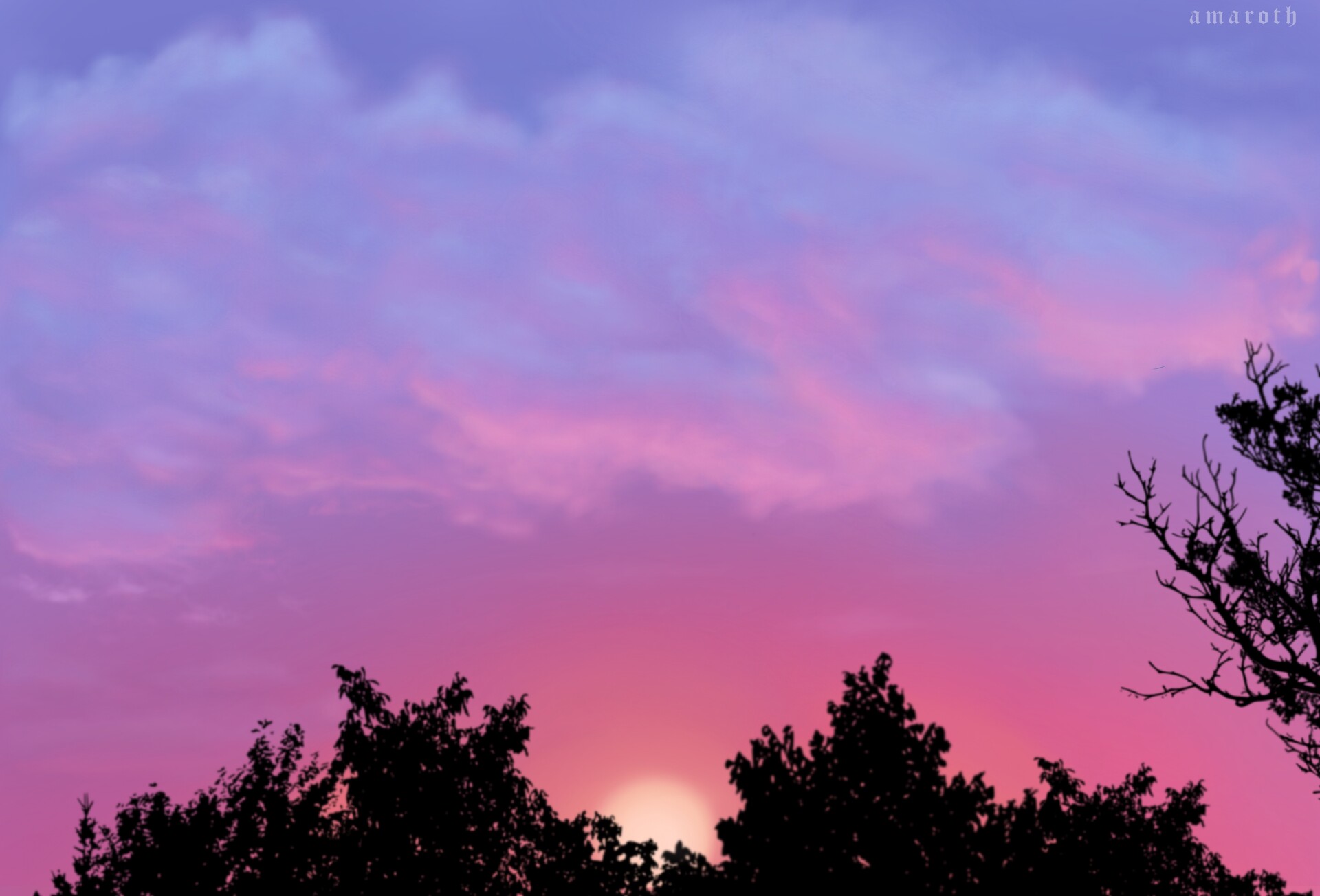 ArtStation - Sunset Sky