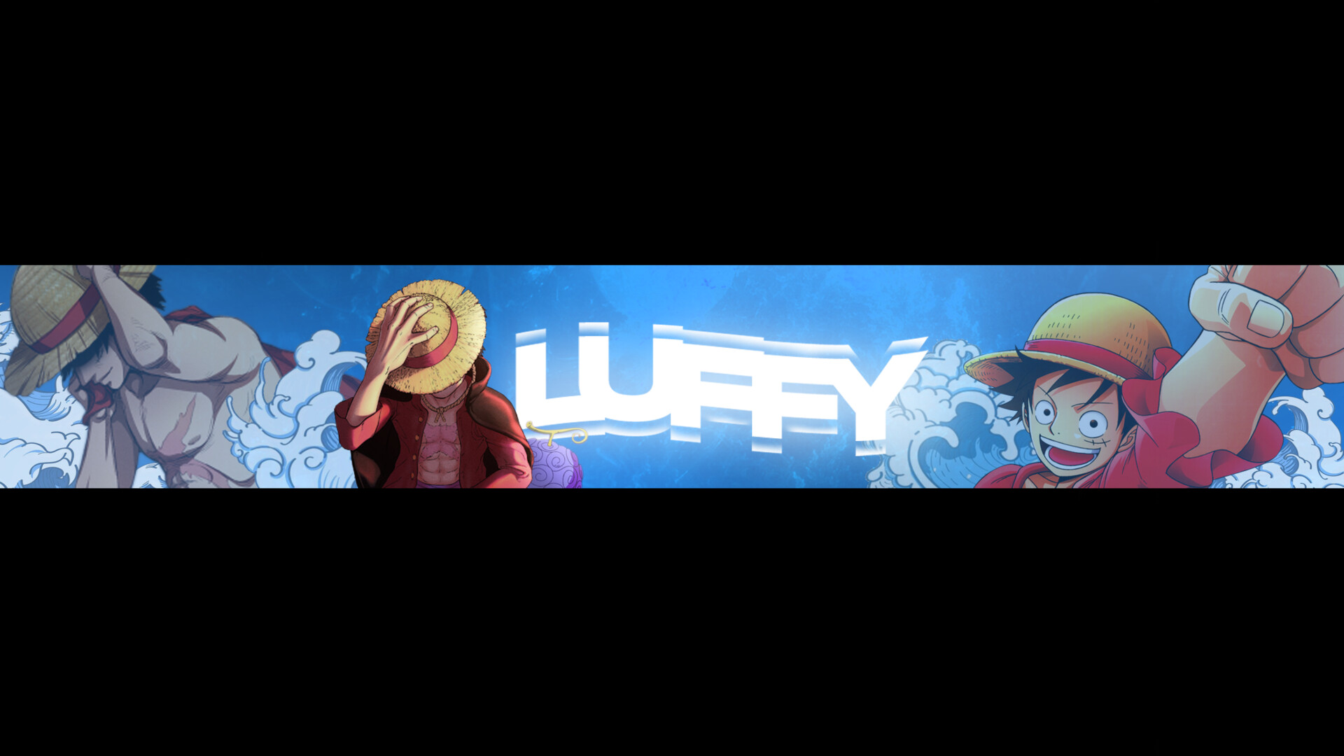 ArtStation - Template YT Banner Luffy