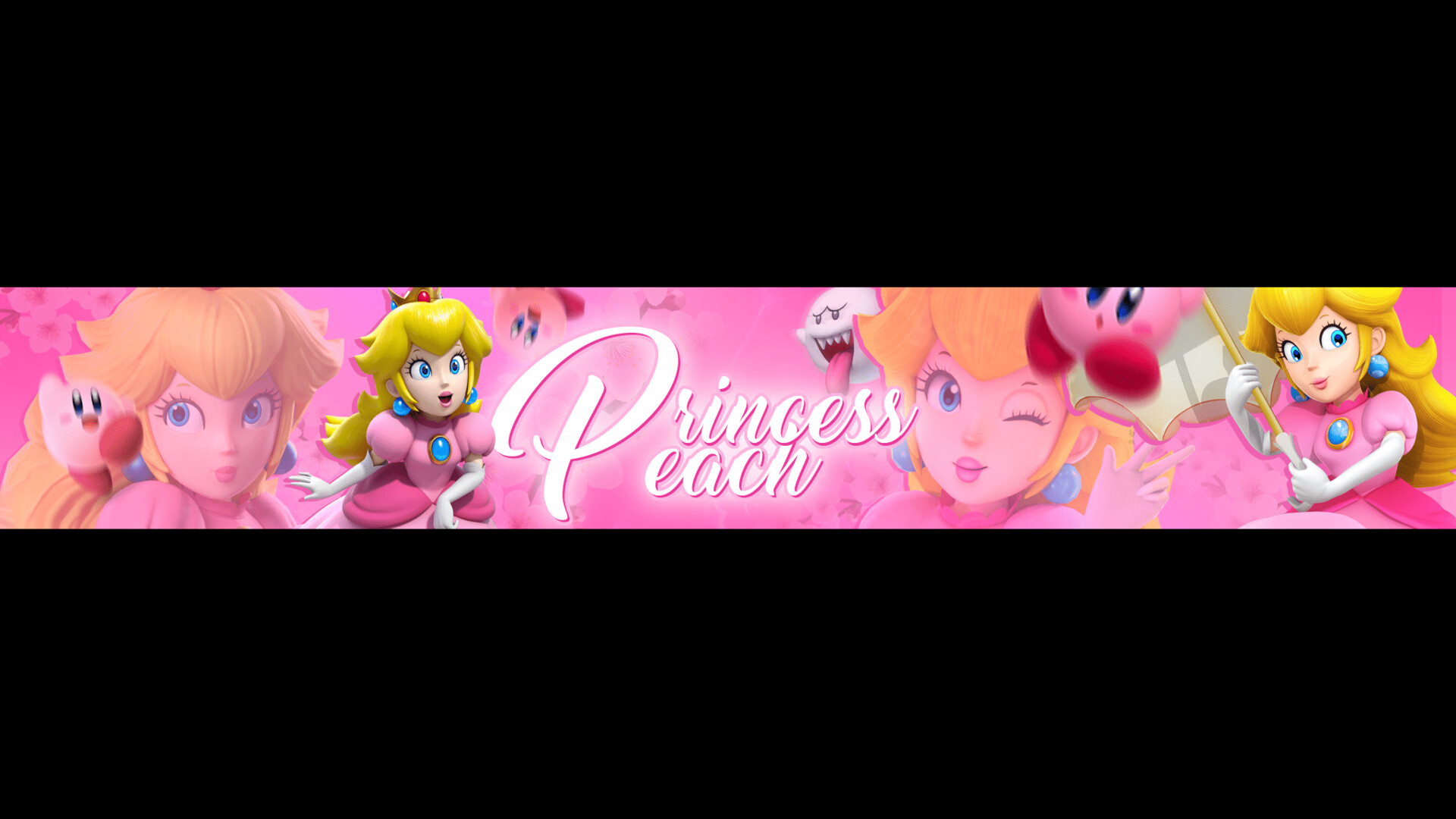 ArtStation - Template YT Banner Princess Peach