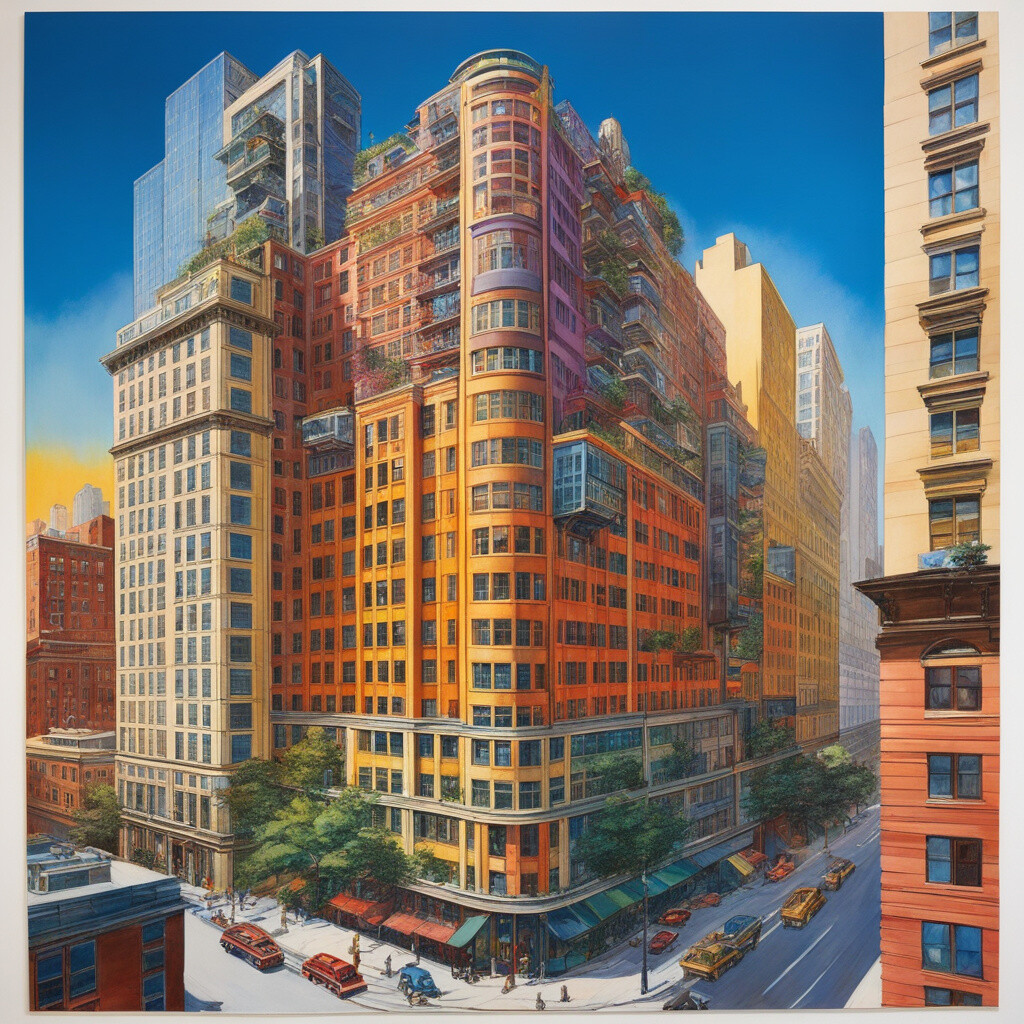 ArtStation - great city buildings #2