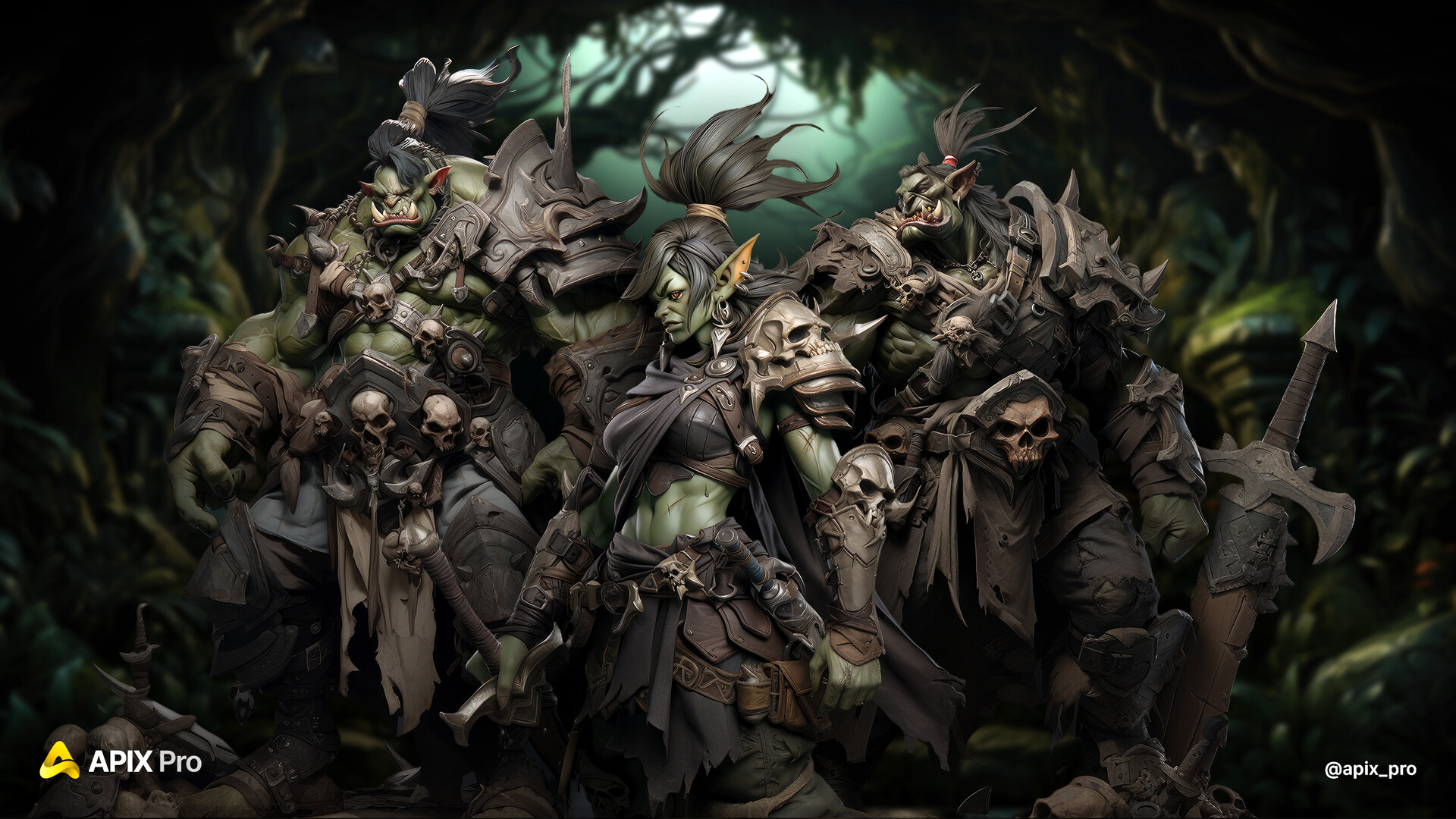 ArtStation - Battle-ready orcs