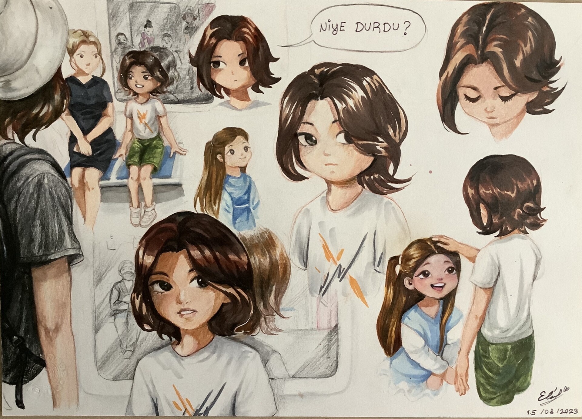 ArtStation - Triditional Artwork Using a A4 Schoeller paper