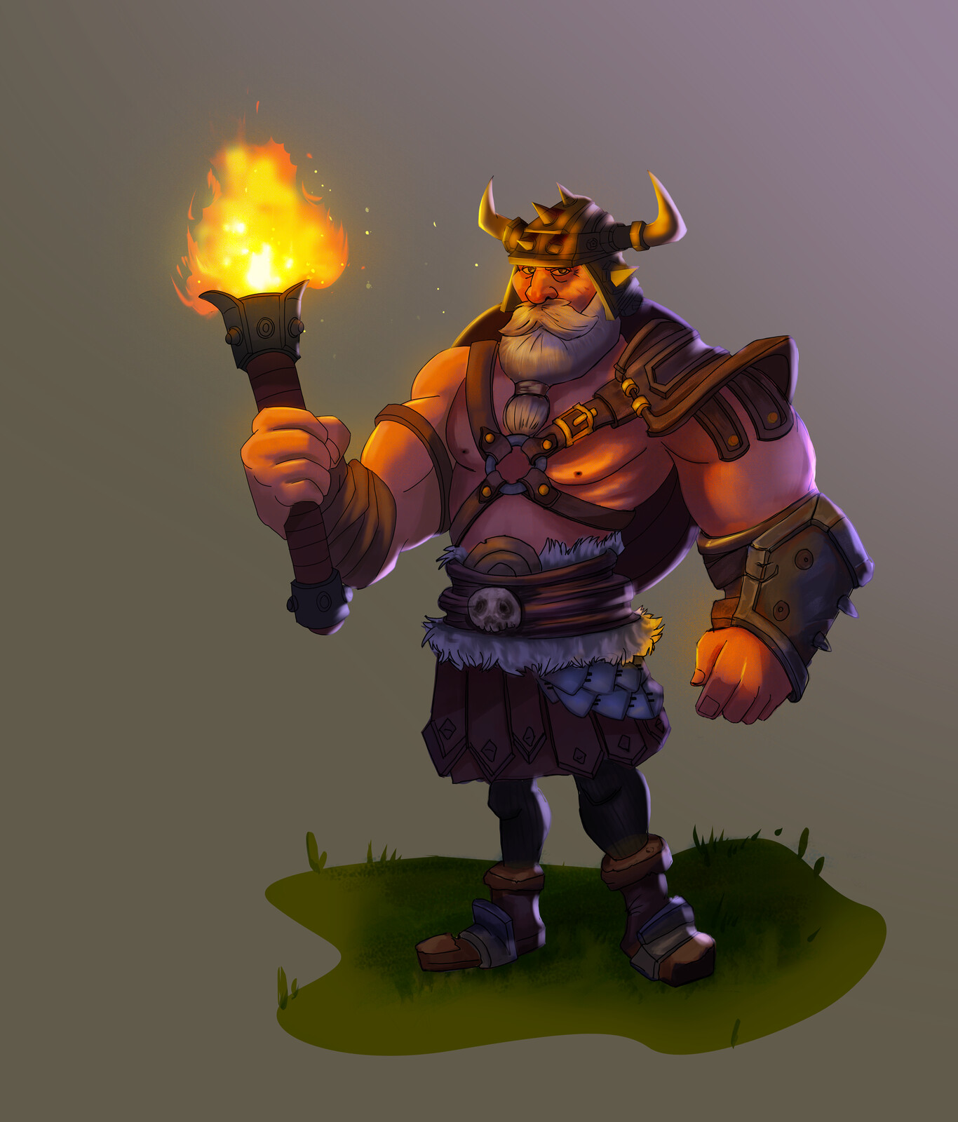 Anand Marwadi - Concepts Of Viking game character.