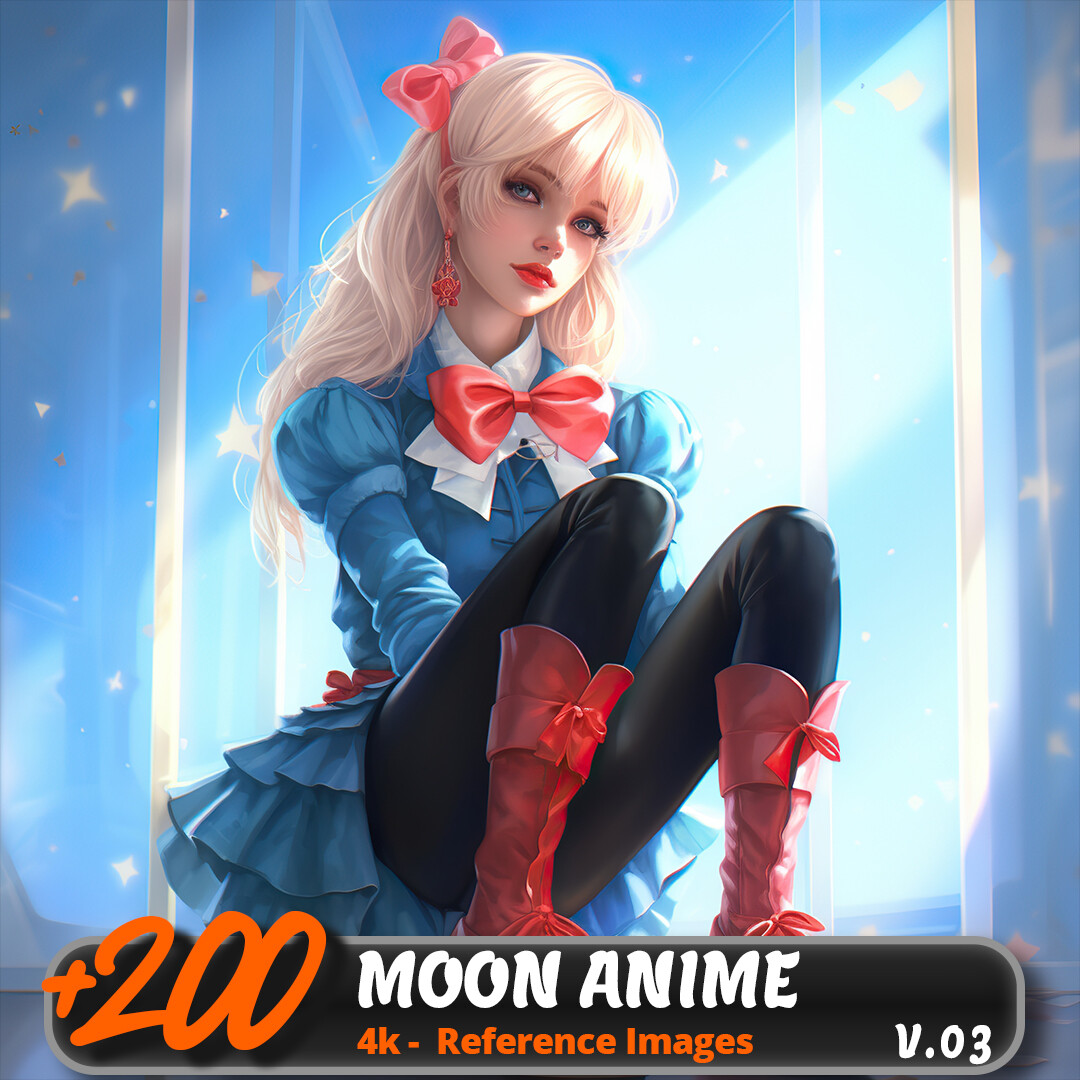 ArtStation - MOON ANIME VOL.03/ 4K/ Reference Image