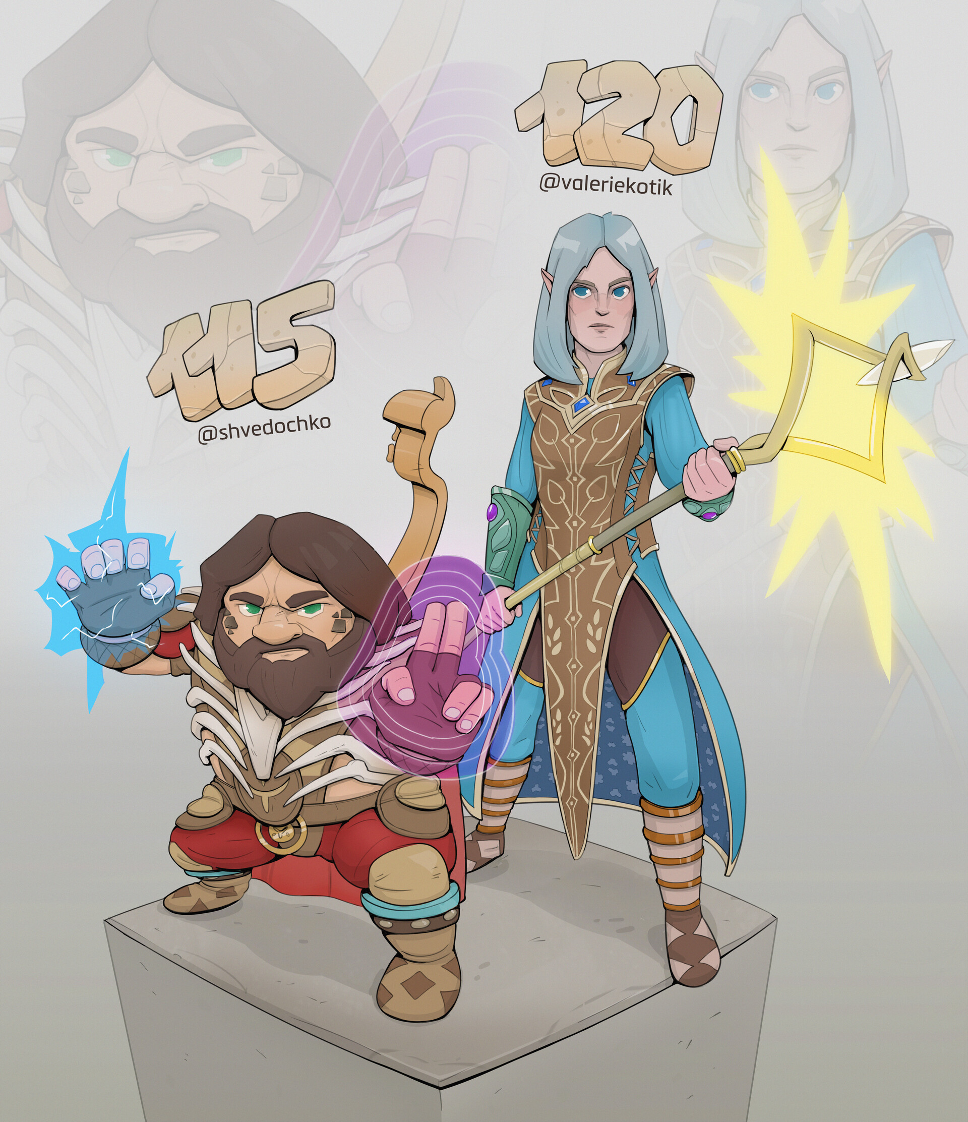 ArtStation - Baldur's Gate 3 characters fanart