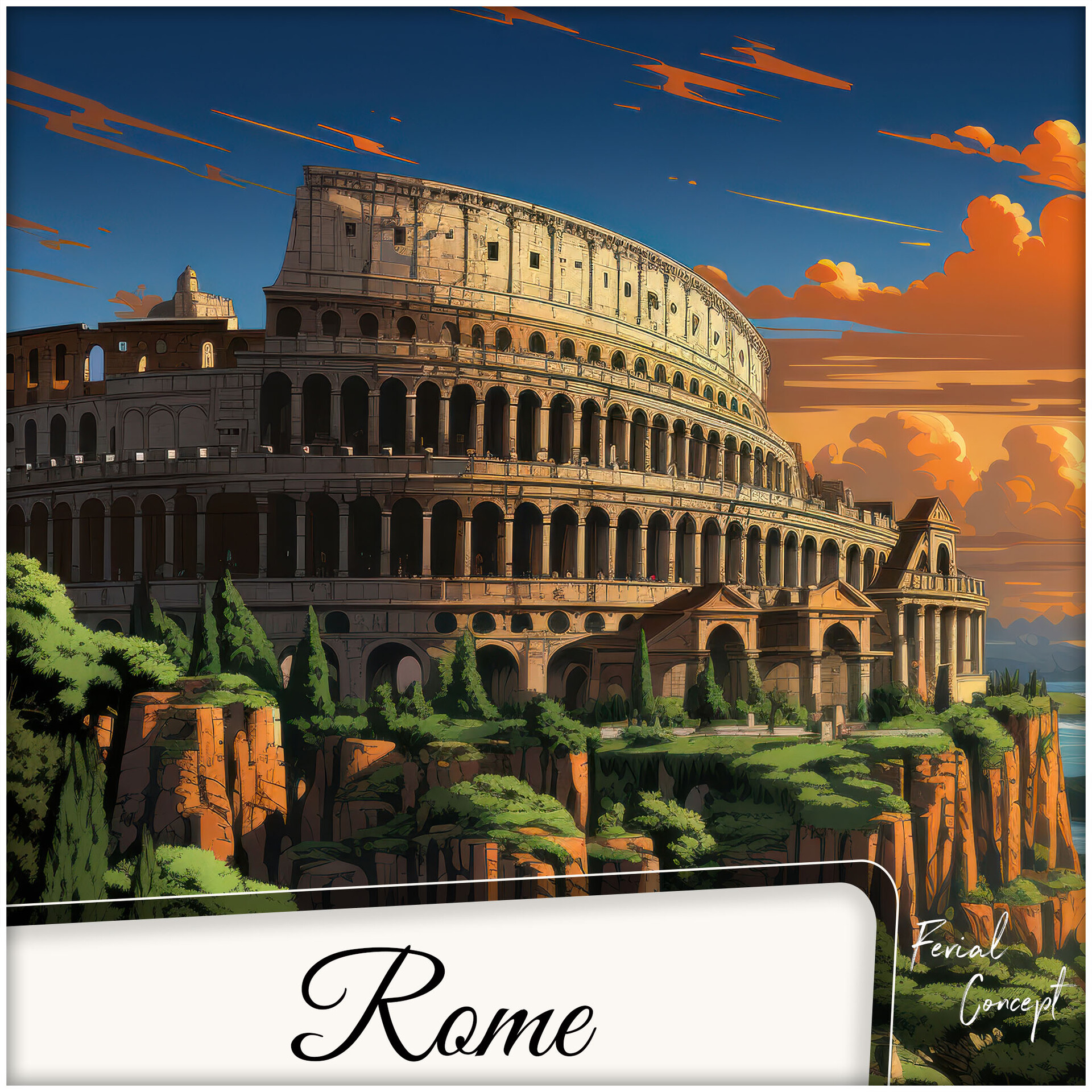 ArtStation - 🔹230 Rome City Cartoon Concept Reference Image Pack v.11