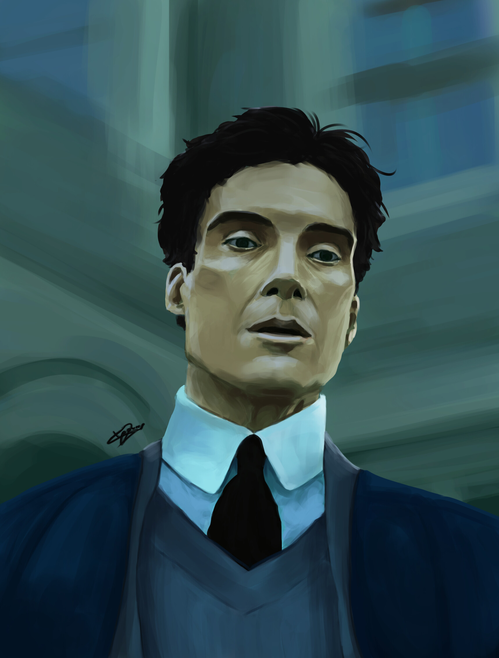 ArtStation - Cillian Murphy - Oppenheimer Portrait Study