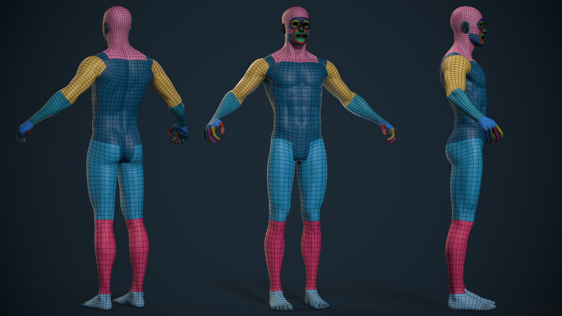 Mr.Character - Male And Female Basemesh - Game Ready