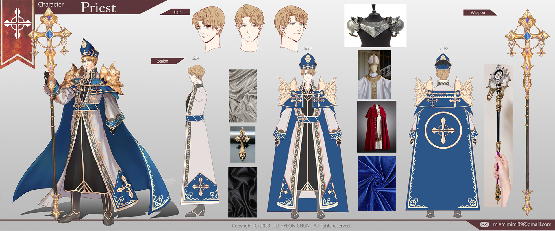 ArtStation - Character concept_priest