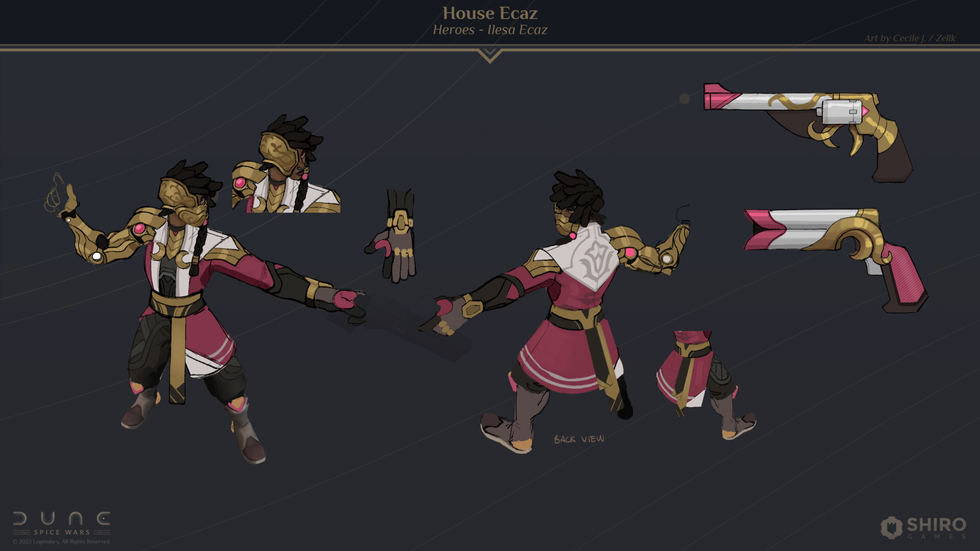 Zellk // Cécile Jaubert - DUNE : Spice Wars - House Ecaz