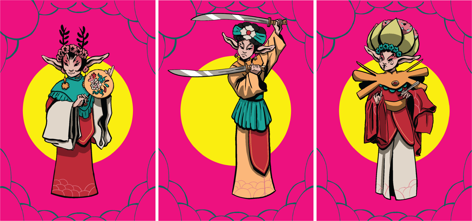 ArtStation - Character design for board game