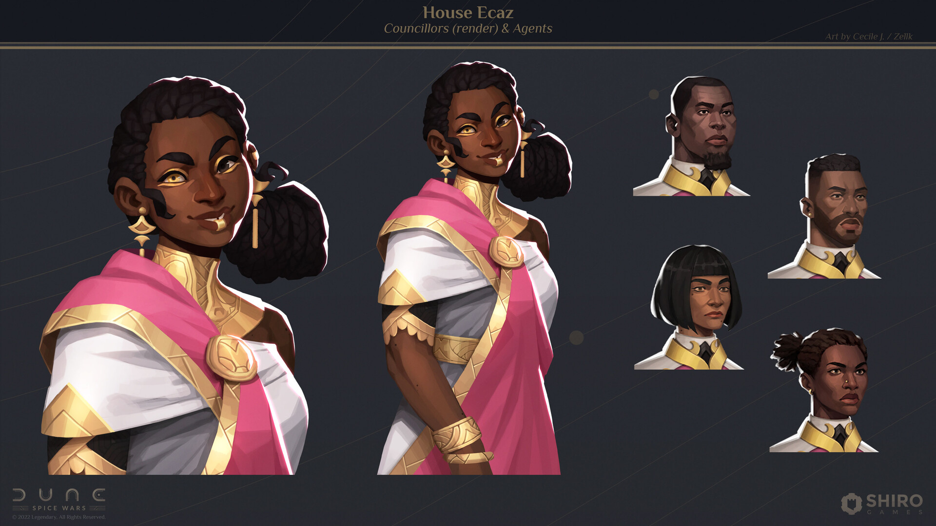 Zellk // Cécile Jaubert - DUNE : Spice Wars - House Ecaz