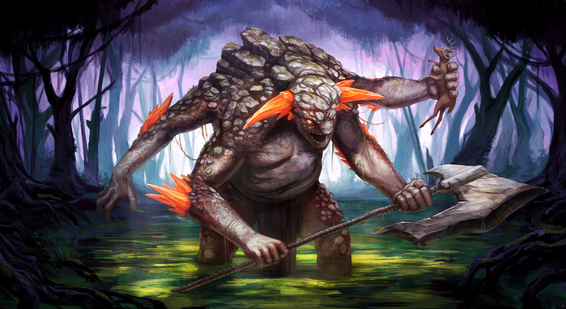 ArtStation - Stone Troll