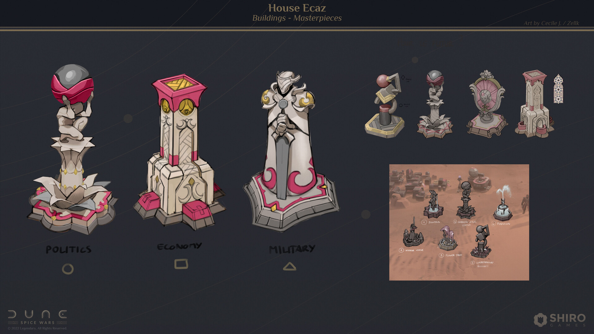 Zellk // Cécile Jaubert - DUNE : Spice Wars - House Ecaz