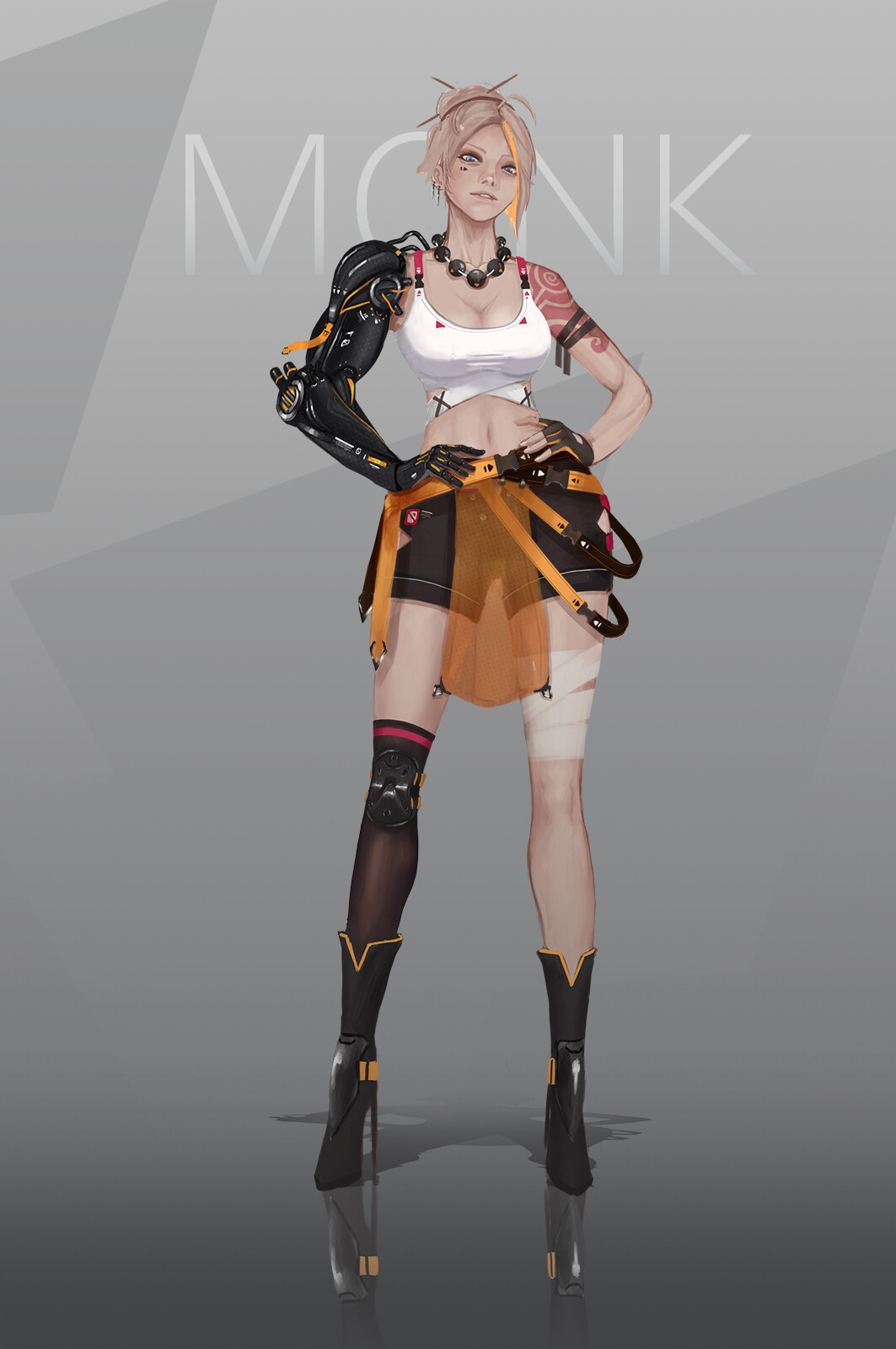 ArtStation - Techwear Monk