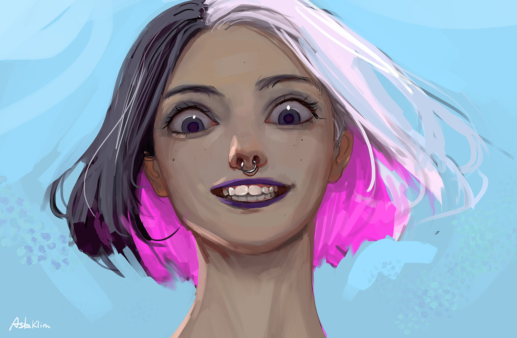 ArtStation - manic girl