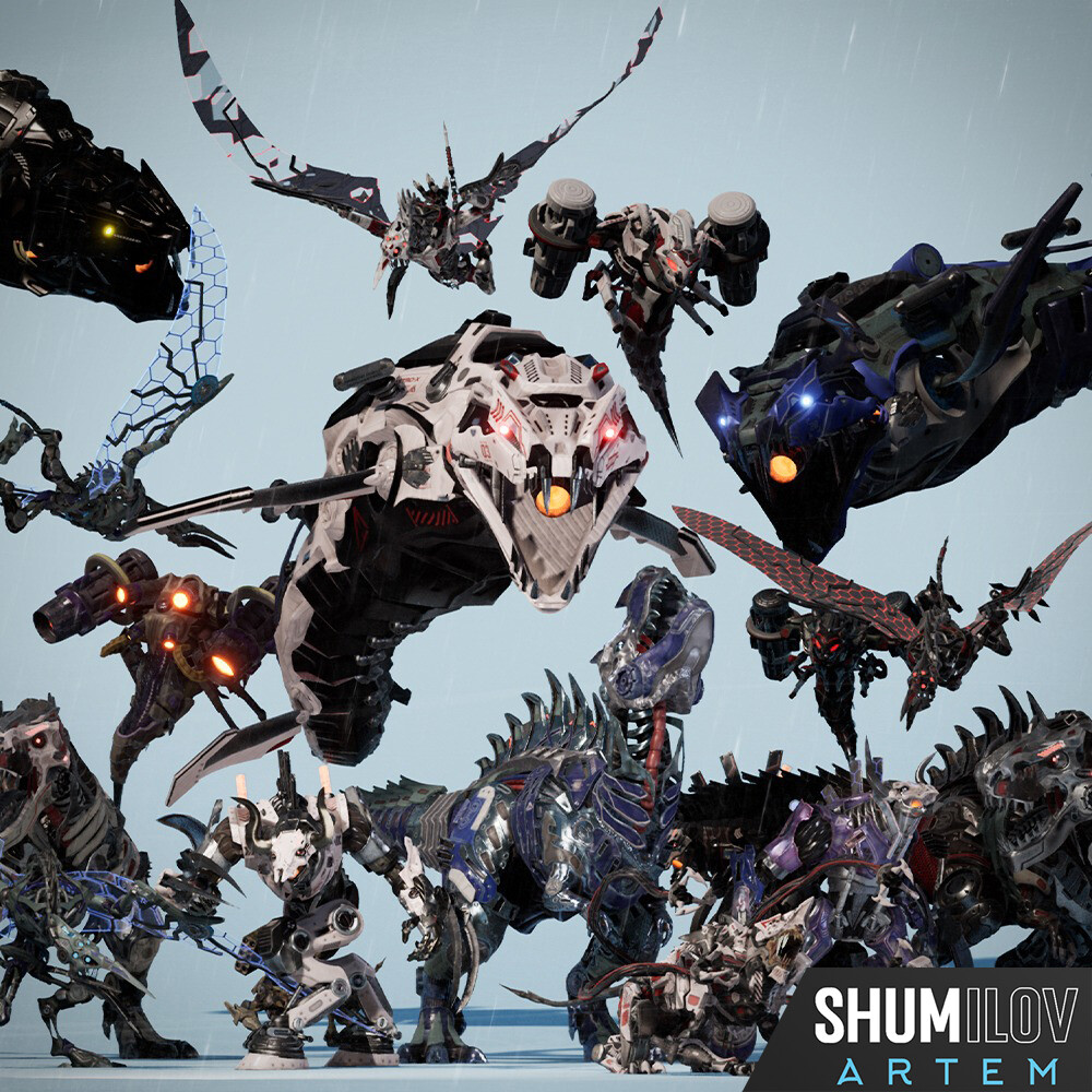 ArtStation - SciFi Beasts Pack