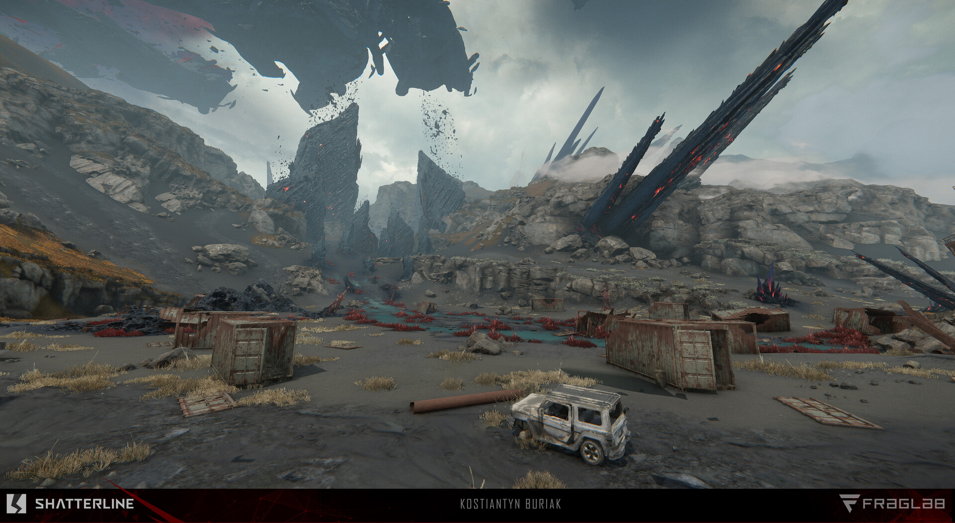 Kostiantyn Buriak - Shatterline - Expedition Map