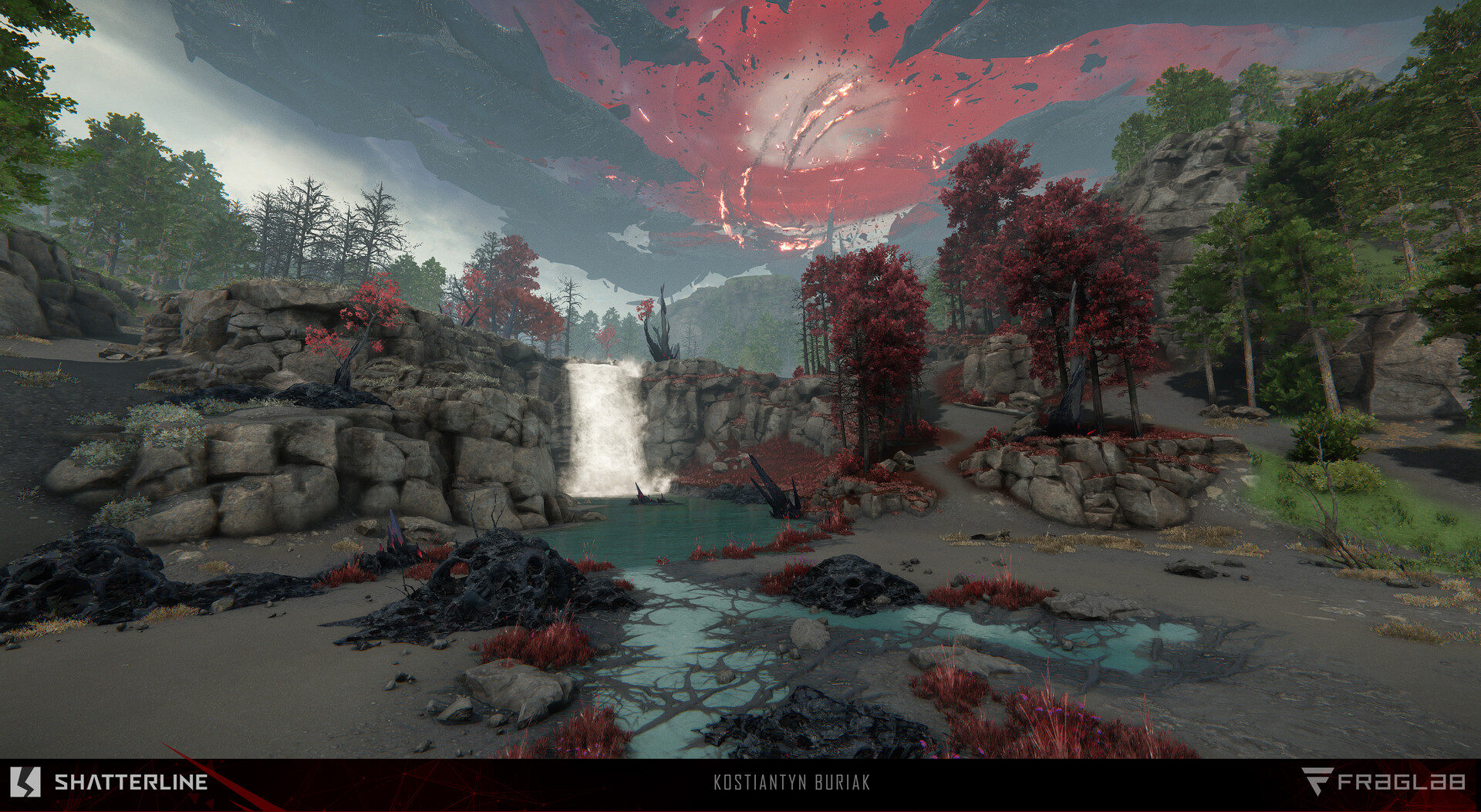 Kostiantyn Buriak - Shatterline - Expedition map