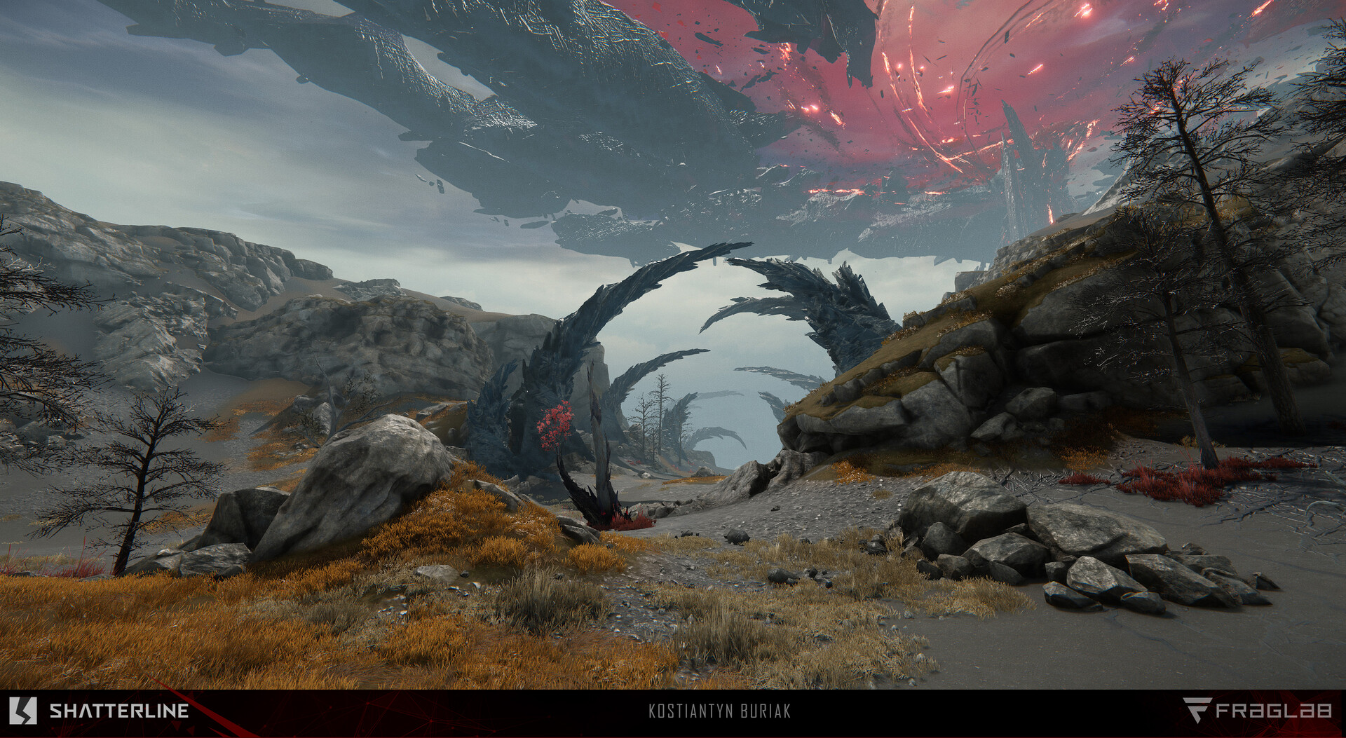 Kostiantyn Buriak - Shatterline - Expedition map