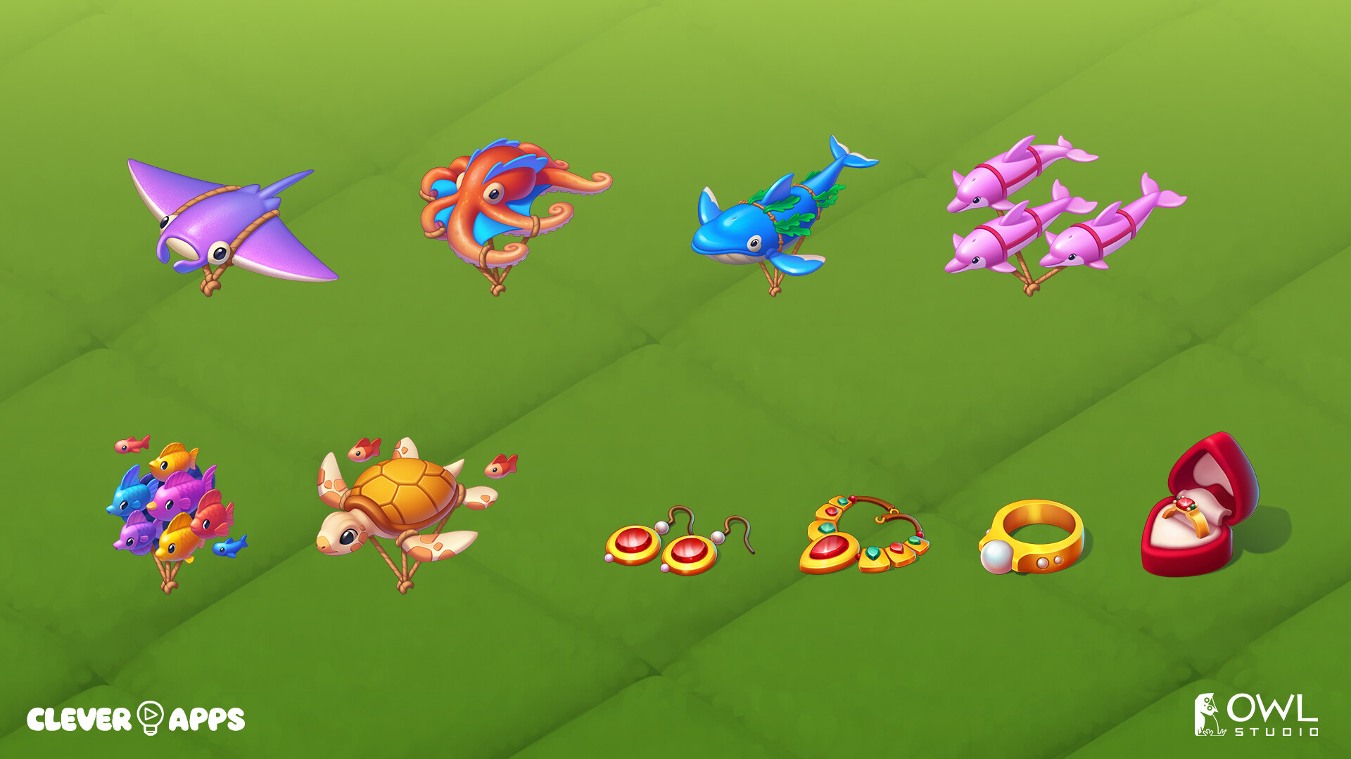 OWL Studio - Merge Game - Objects & Props - Part 6