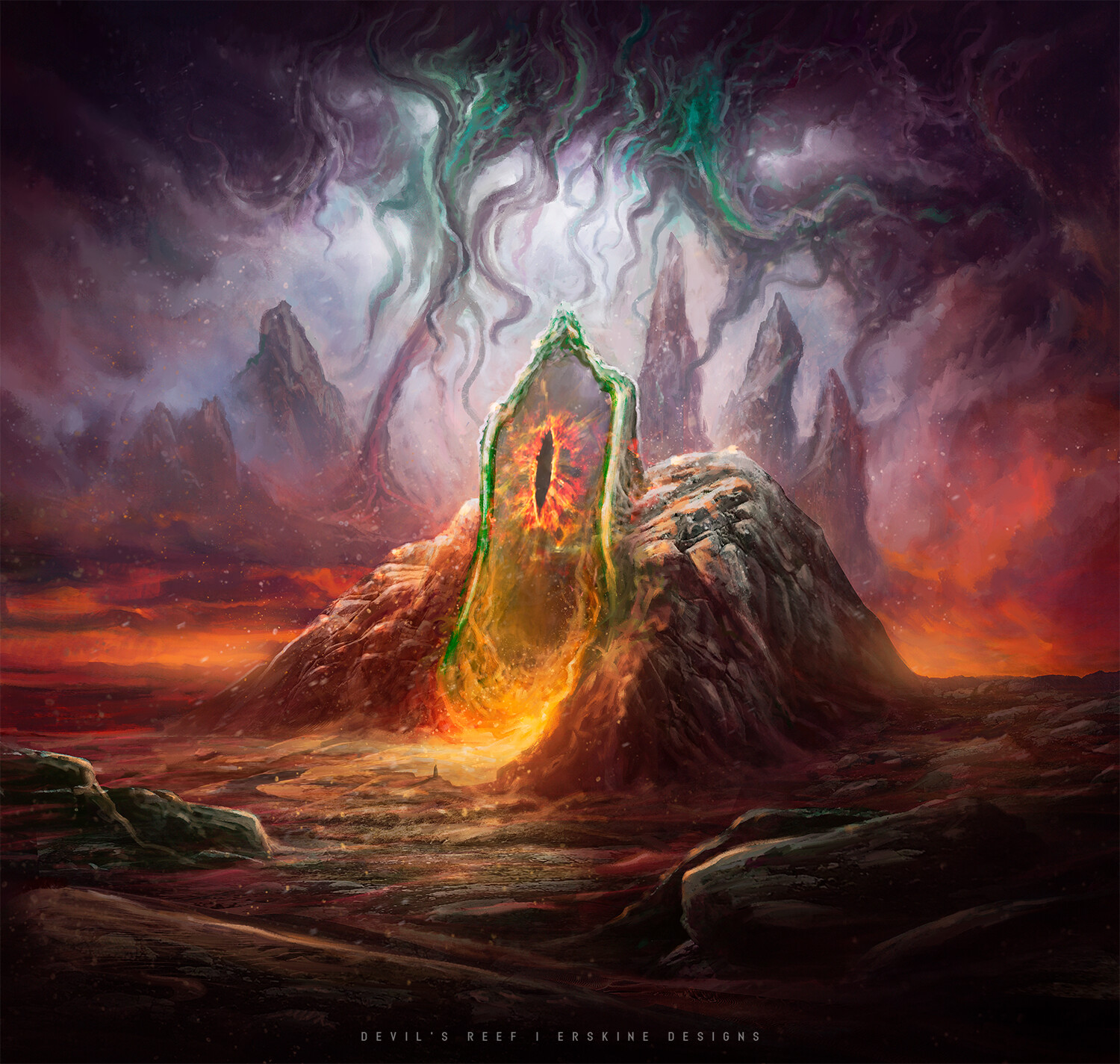 Devil's Reef Album Artwork by Erskine Designs : r/ImaginaryPortals