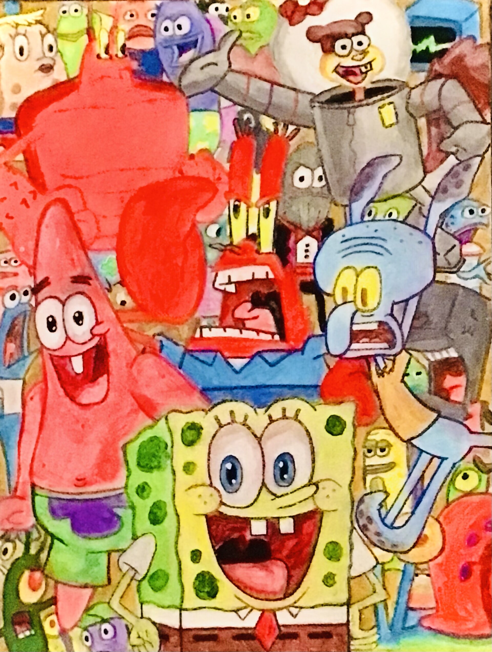 ArtStation - SpongeBob Painting