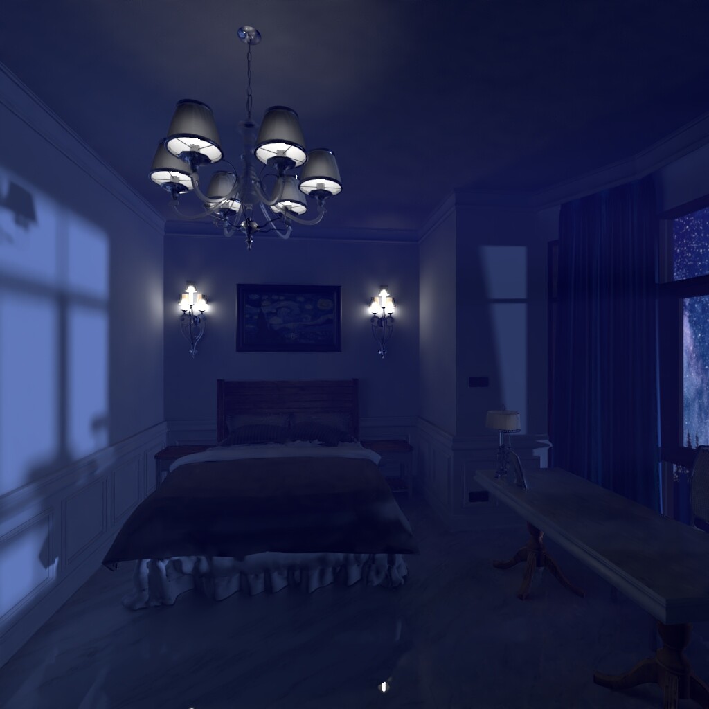 ArtStation - Night environment lighting