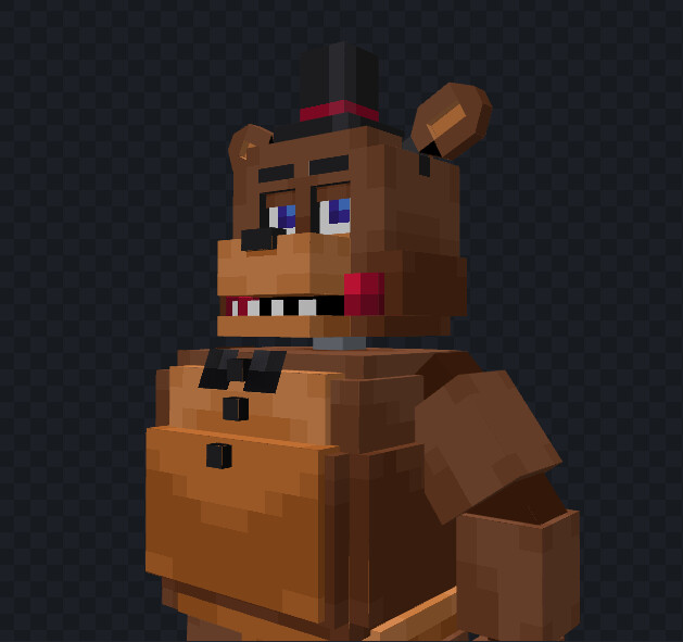 ArtStation - 3D Pixel-Art Toy Freddy FNAF 2