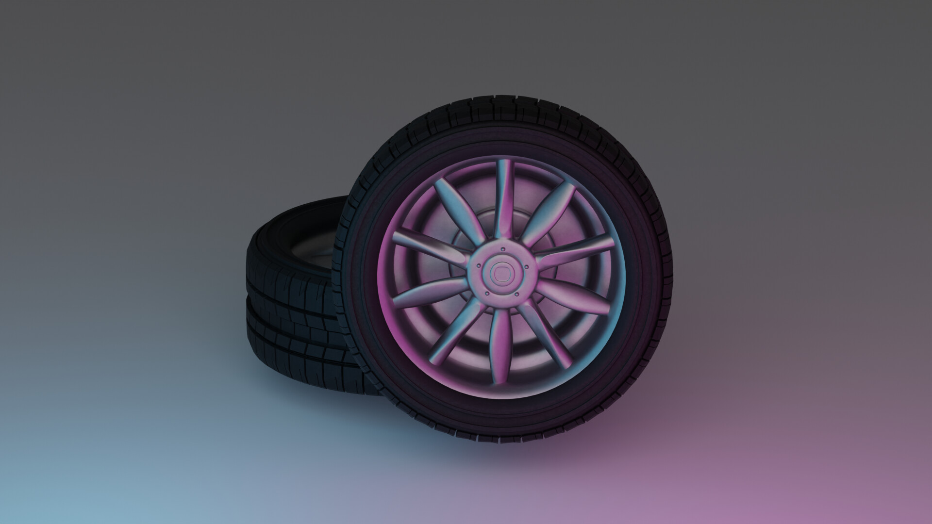 ArtStation - Stylized Tires with Grilles
