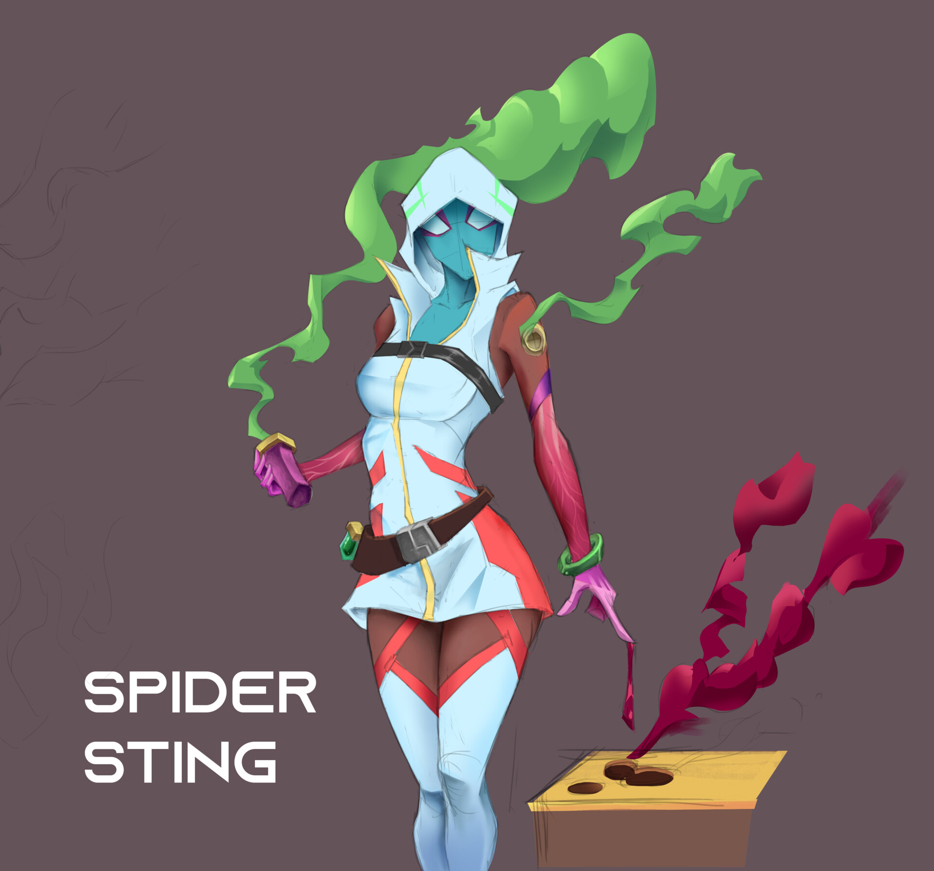 ArtStation - spider sting