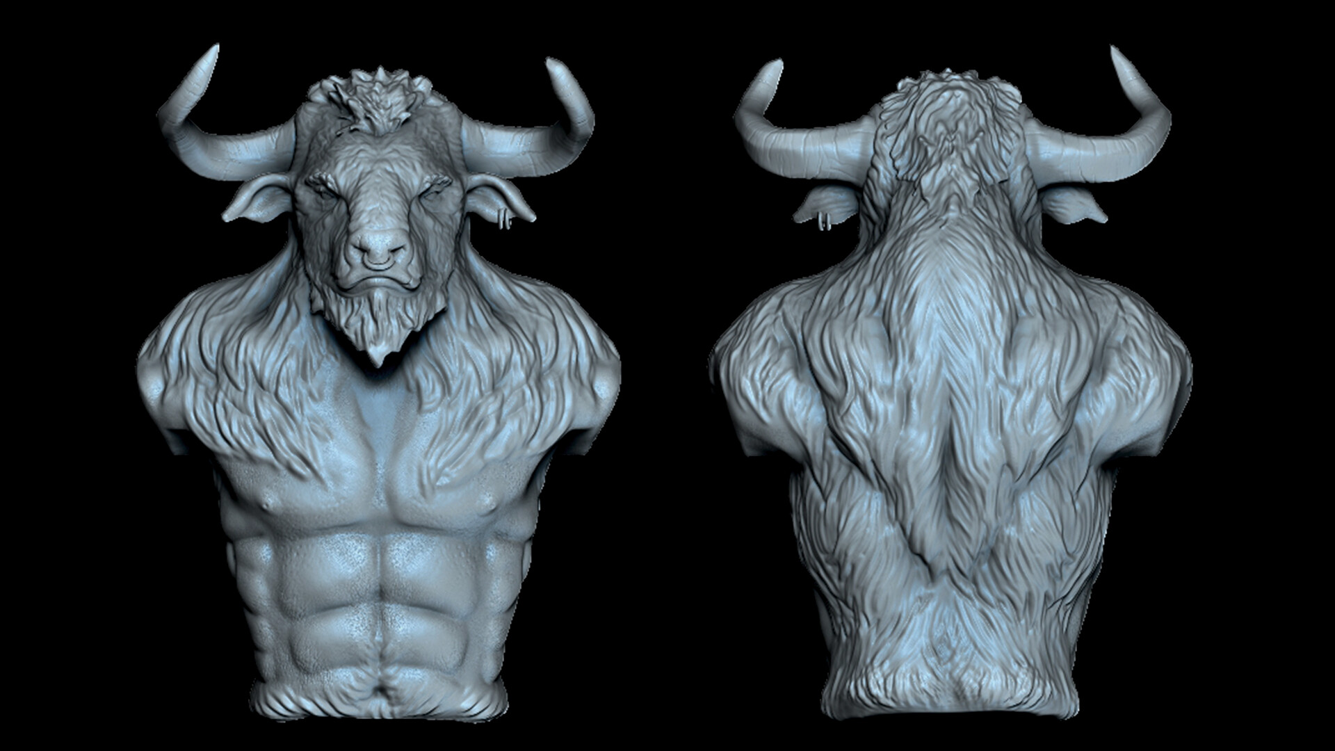 Augusto Llamas De los Reyes - Minotaur Bust